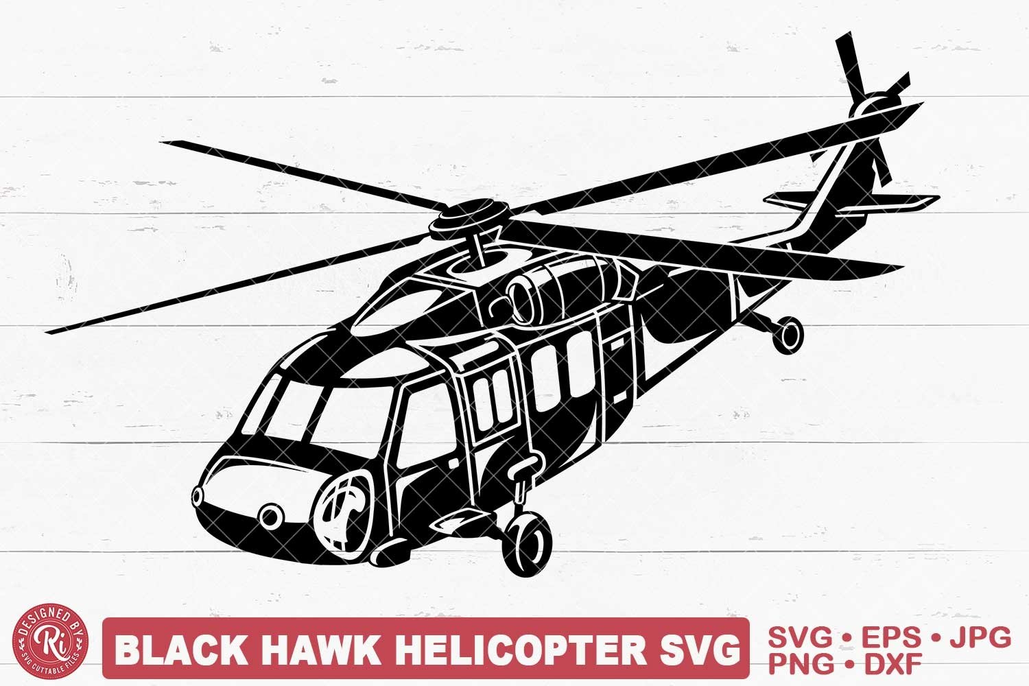 Chopper Helicopter Black