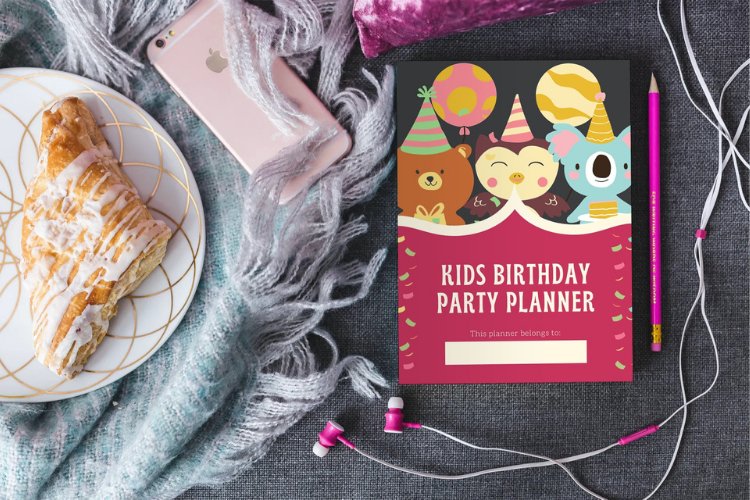 Kids Birthday Party Planner CUSTOMIZABLE CANVA TEMPLATE
