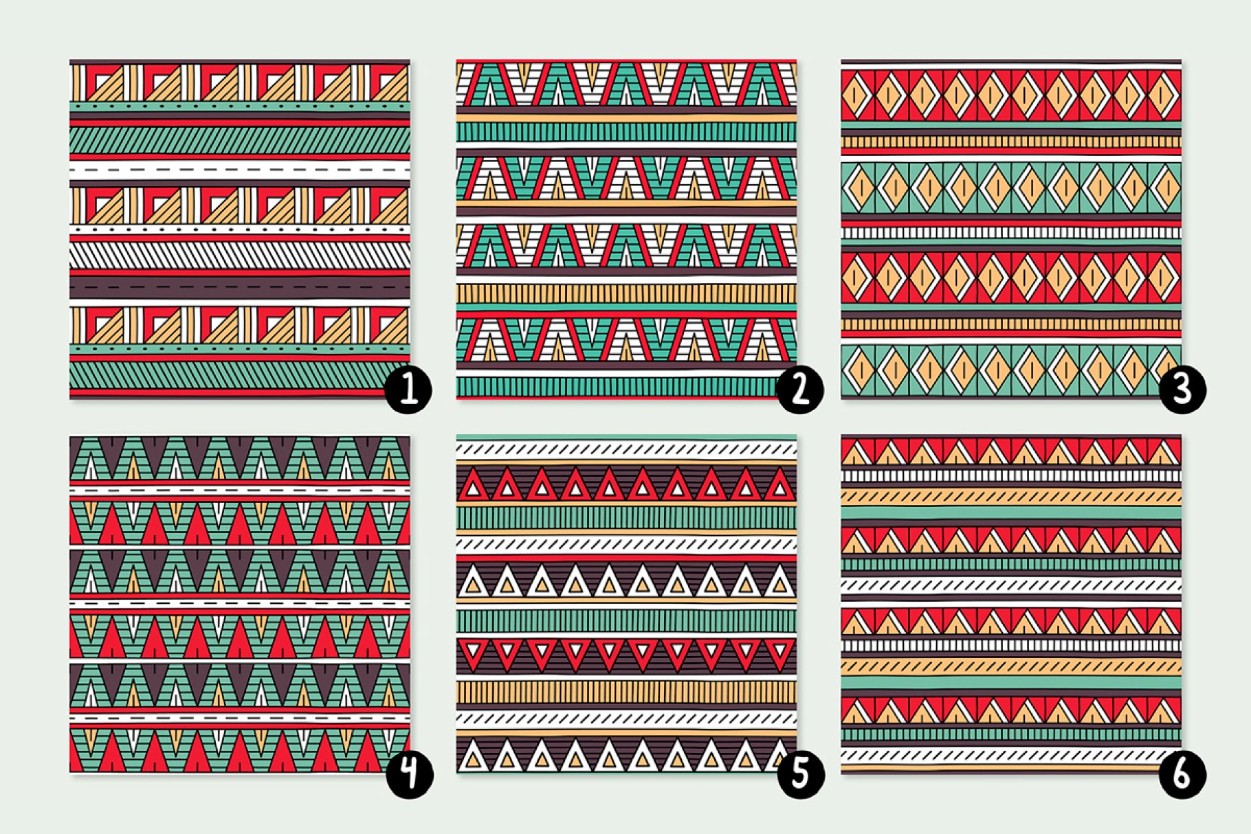 Ethnic Pattern Pack (675774) | Patterns | Design Bundles