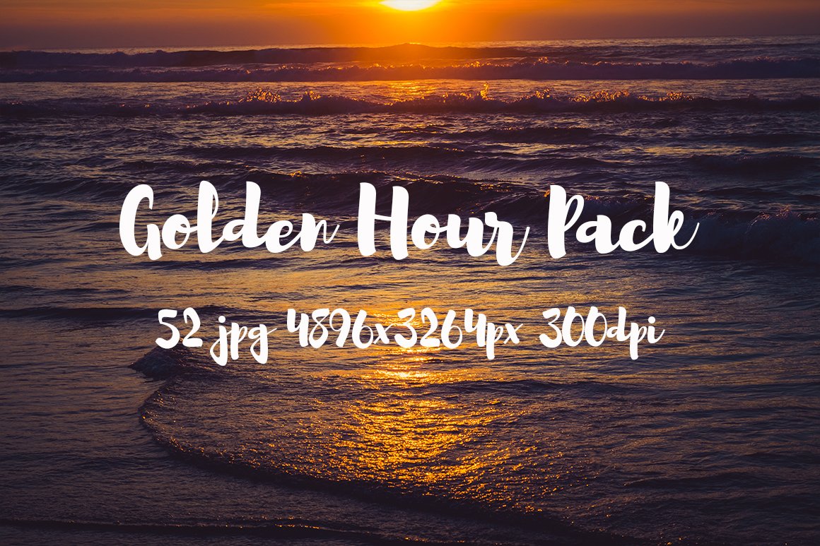 Golden hour Pack (20039) | Nature | Design Bundles