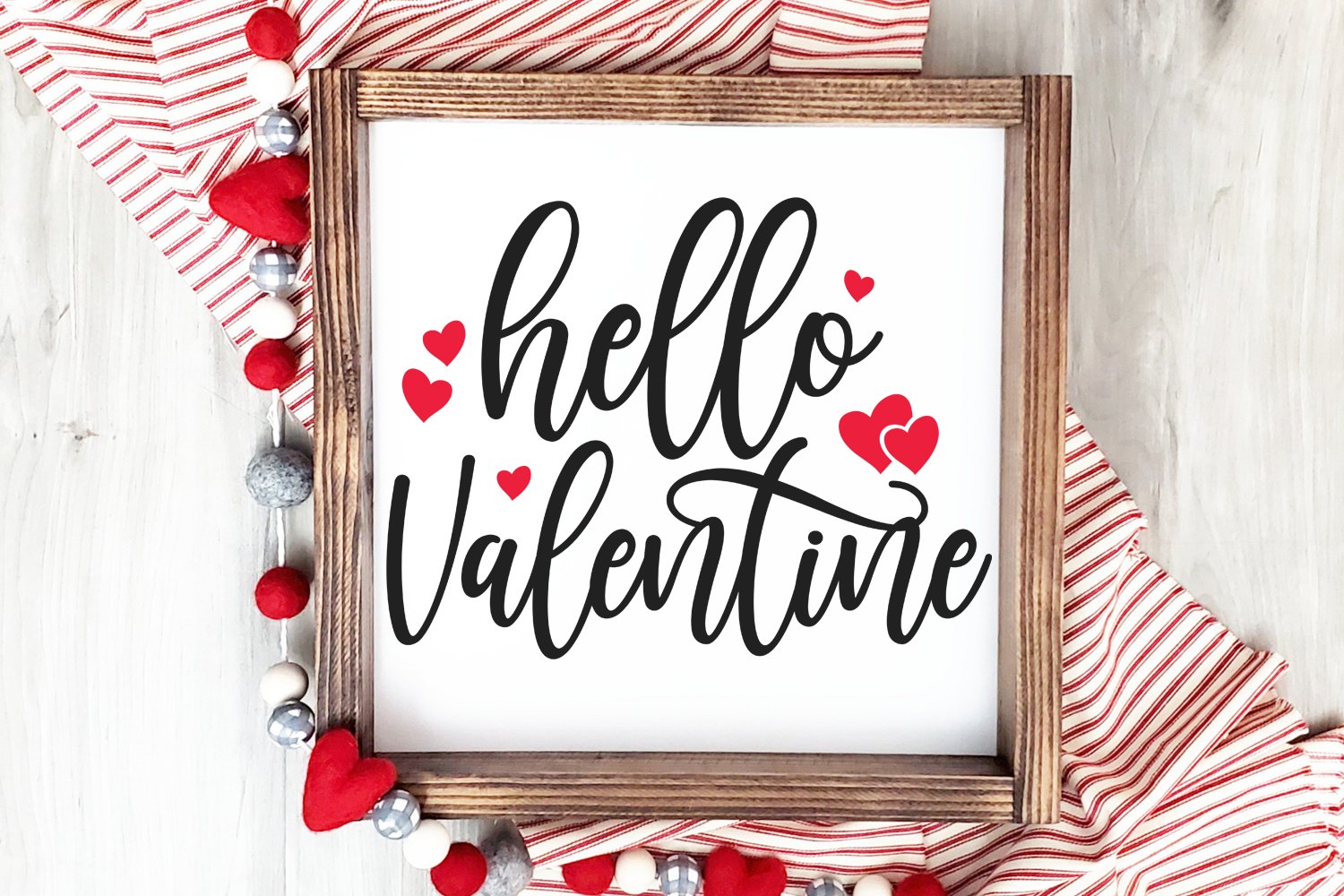 Hello Valentine SVG PNG DXF EPS Cut File for Crafters (1141718) | Cut ...