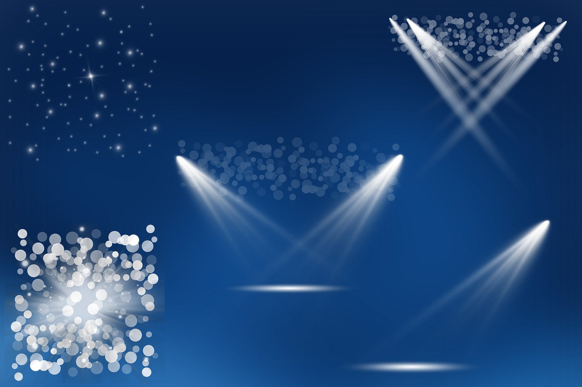 Stage Lighting Overlays, Spotlight Effects (369624) | Decorations ...