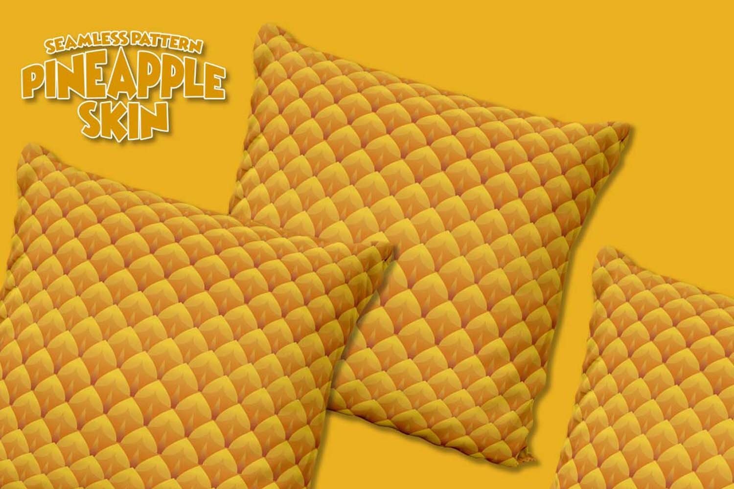 Seamless Patterns Pineapple Skin (419249) | Patterns | Design Bundles