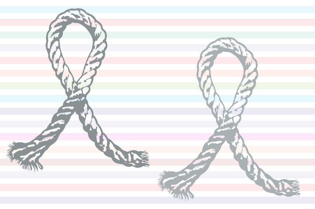 Ribbon Rope Brain Cancer Awareness Tumor SVG (292501) | SVGs | Design ...