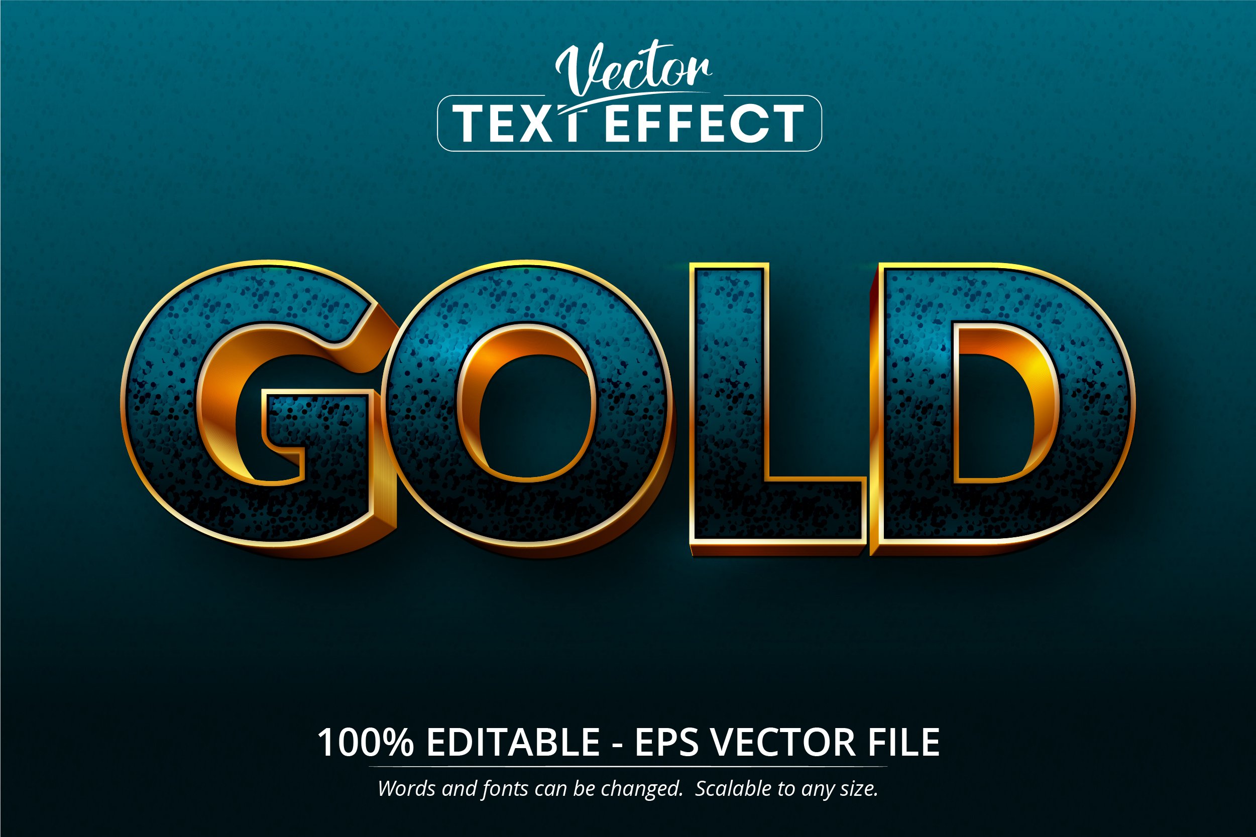 Gold text, shiny gold style editable text effect (1079693 ...