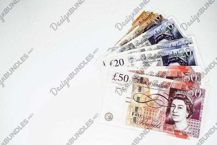 A pile of pounds sterling. British money cash savings. JPG (2050677 ...