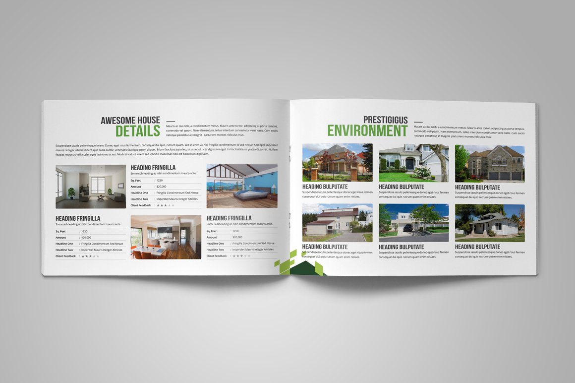 Real Estate Brochure Catalog v5 (145191) | Brochures | Design Bundles