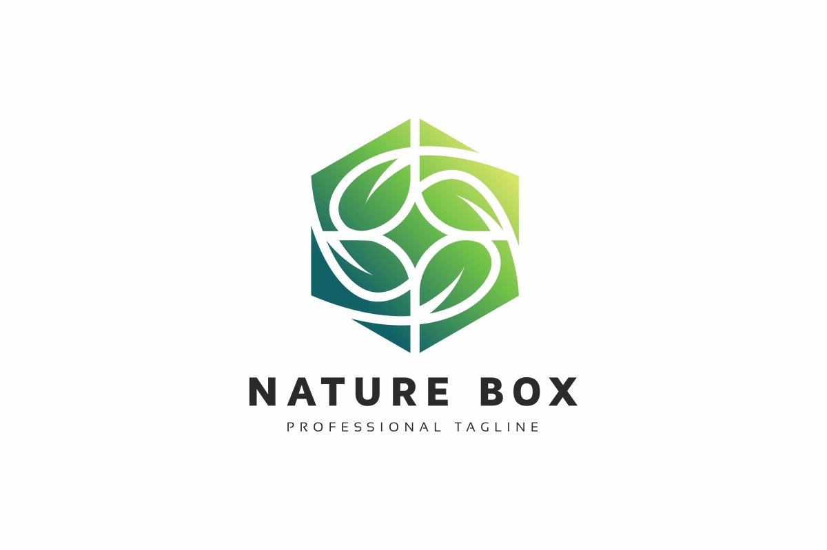 Nature Box Logo Template (924738) | Logos | Design Bundles