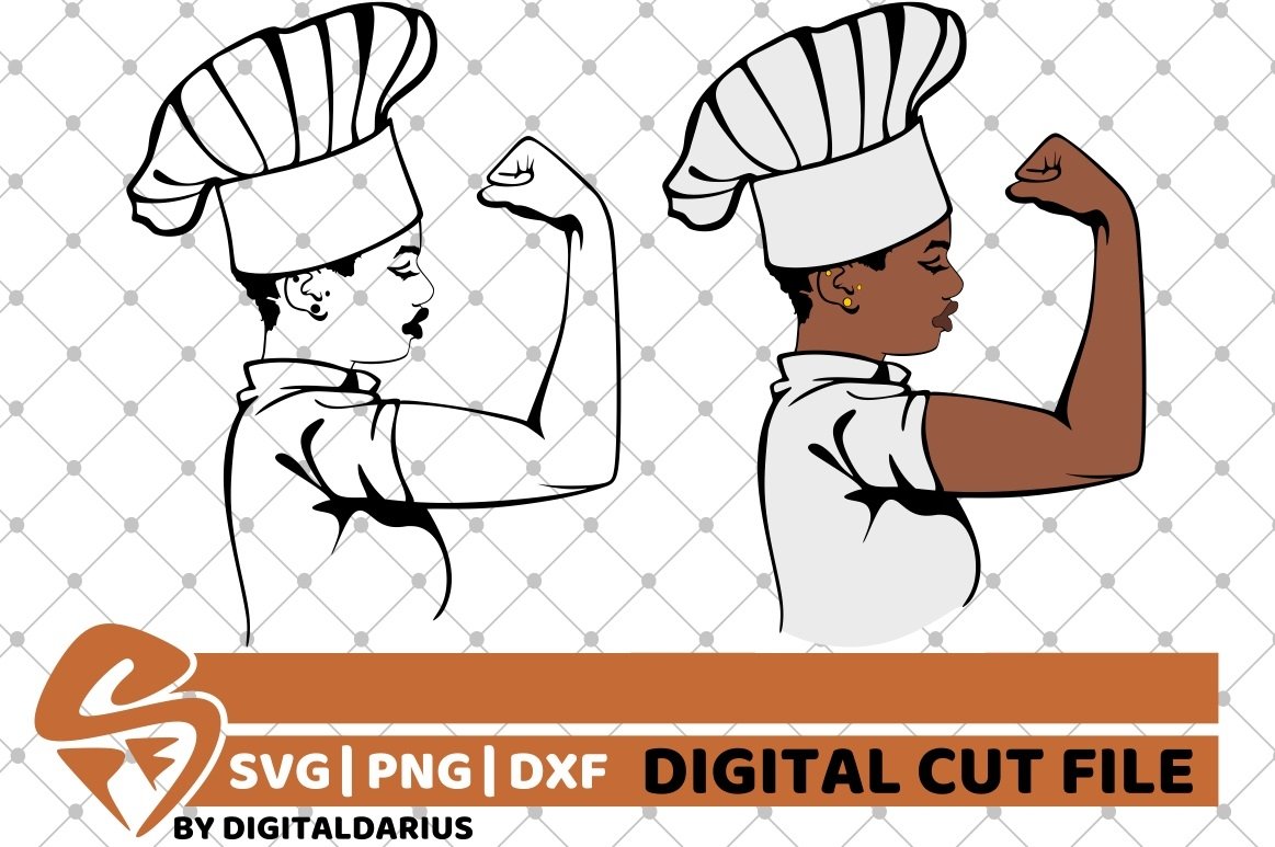 Lady Chef Silhouette