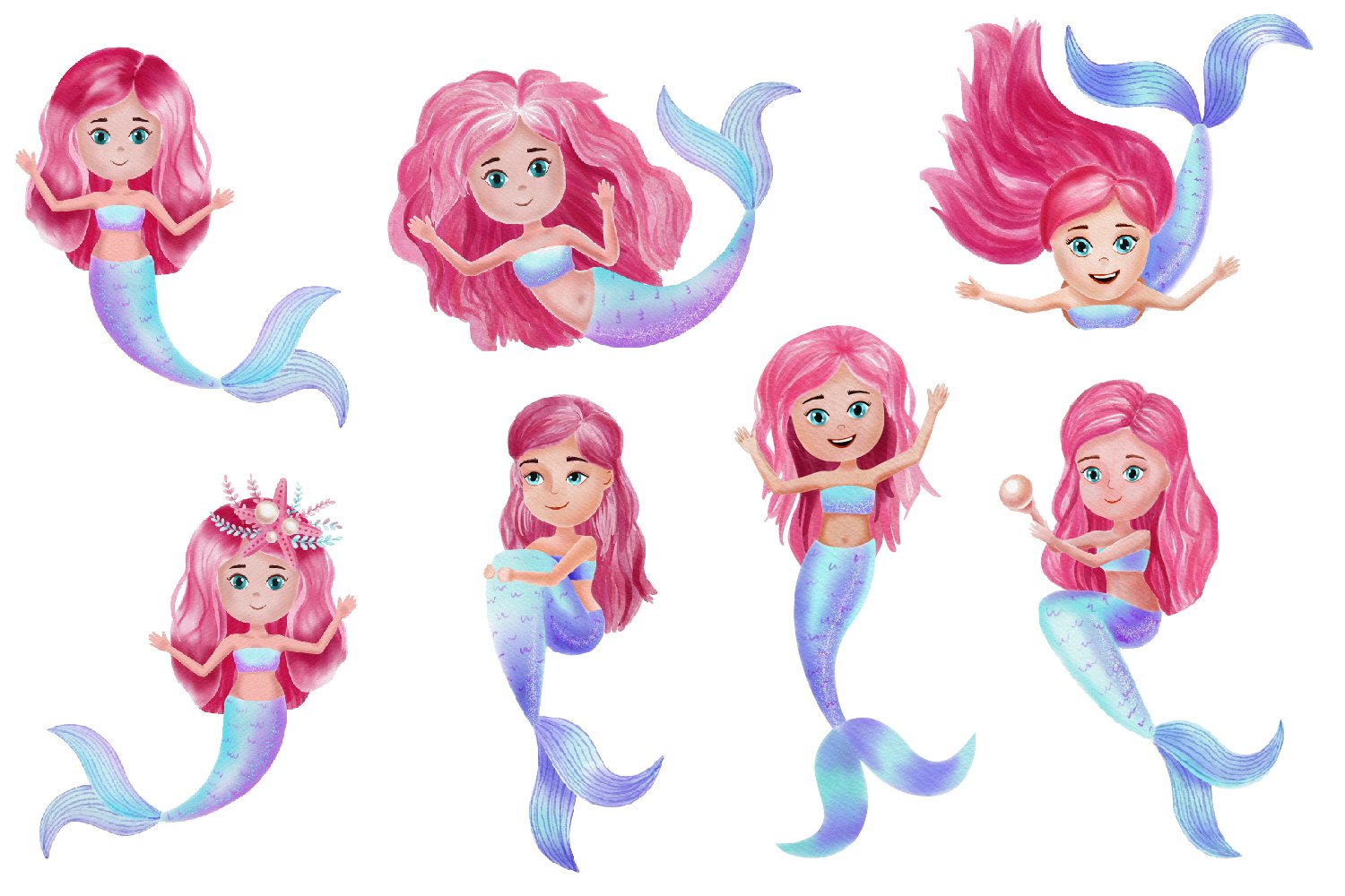 Little Mermaid Clip Art