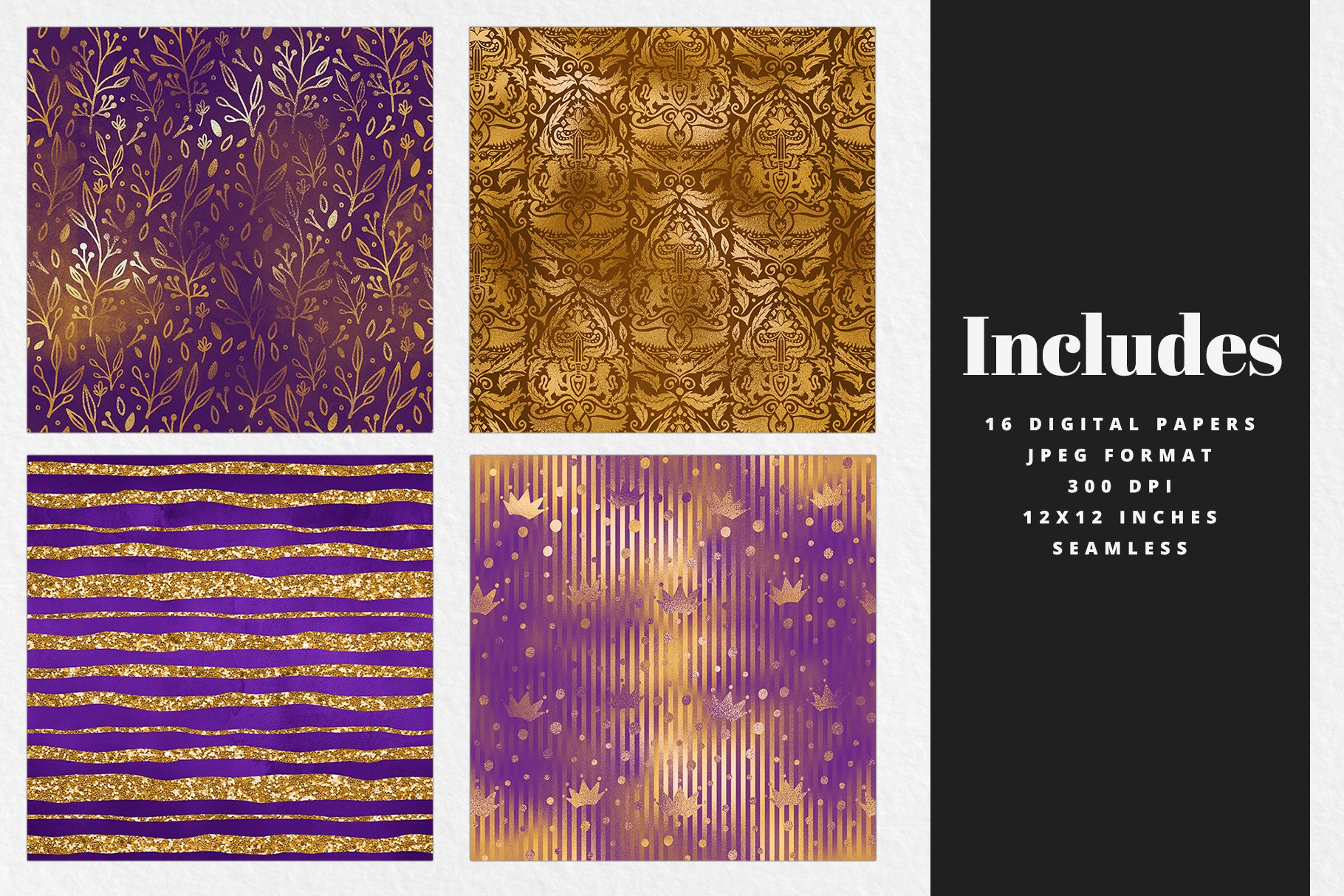 Royalty Digital Paper Pack