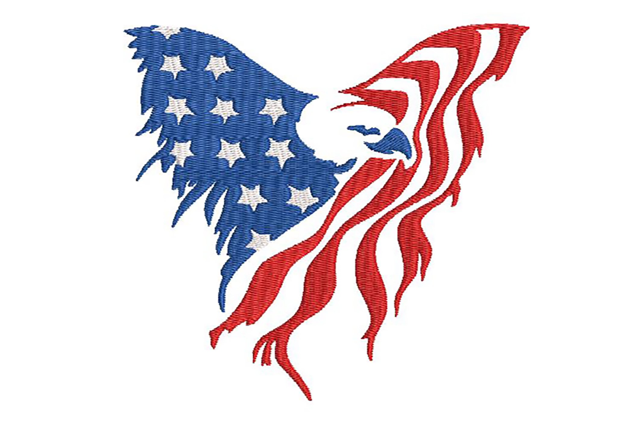 American Eagle Flag Stylized 663806 Designs Design Bundles