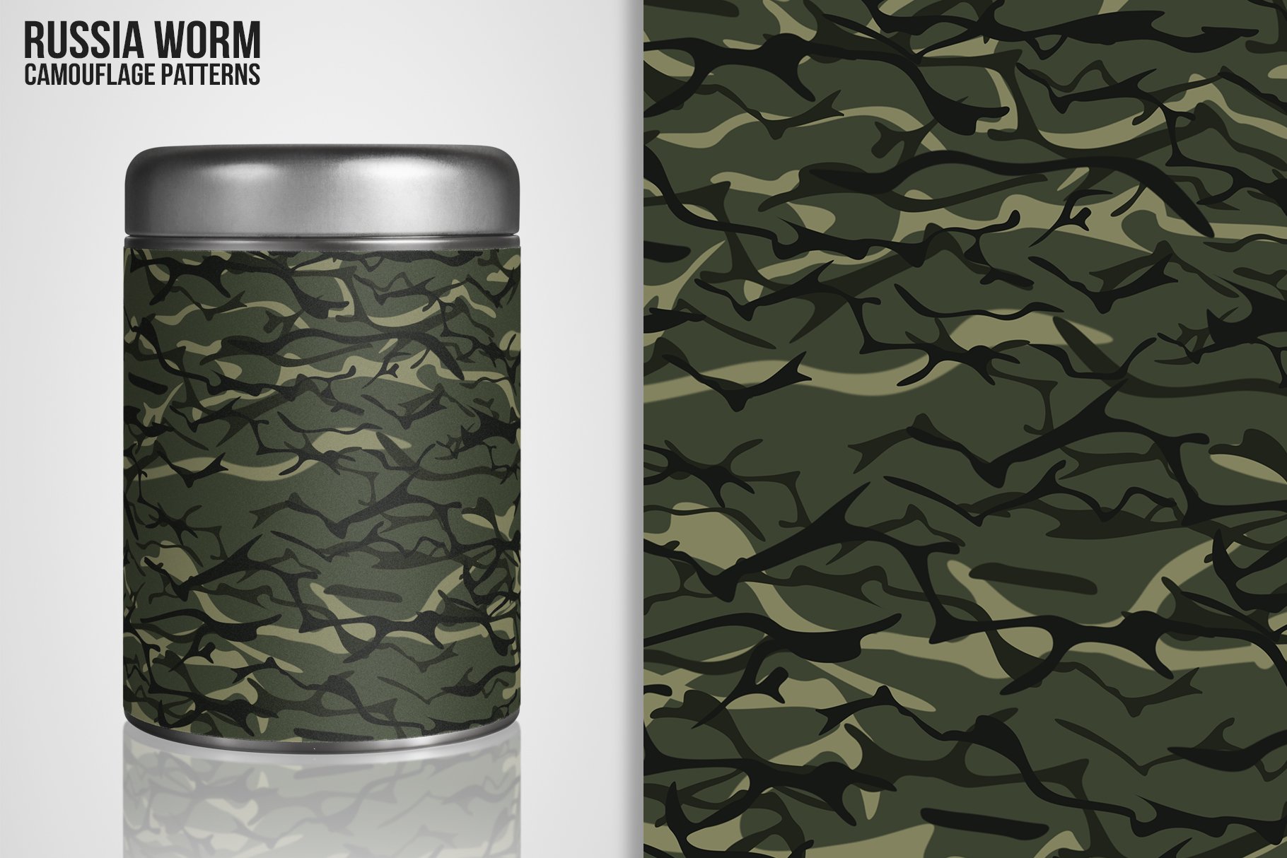 Russia Worm Camouflage Patterns (559609) | Patterns | Design Bundles