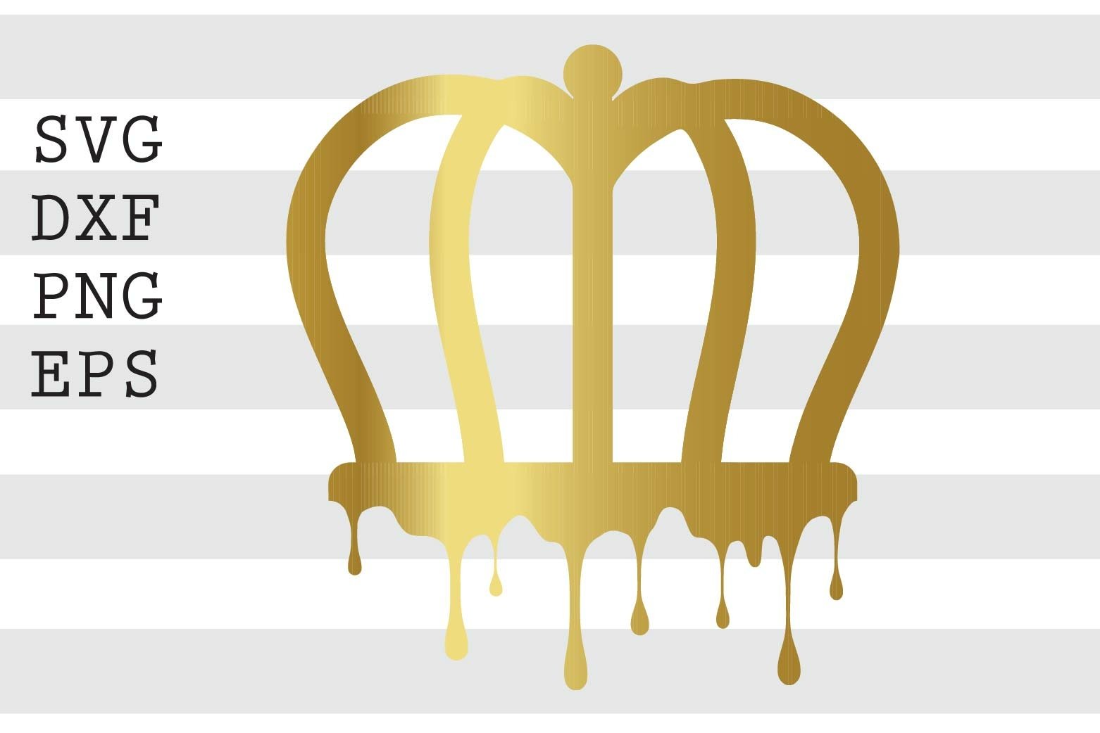 Drippin' Crown SVG (1189833) | SVGs | Design Bundles