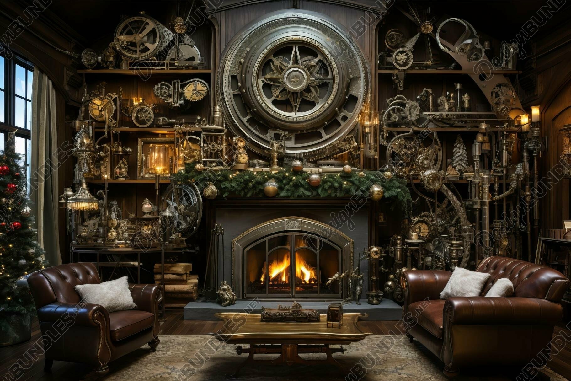 Small Living Room Steampunk