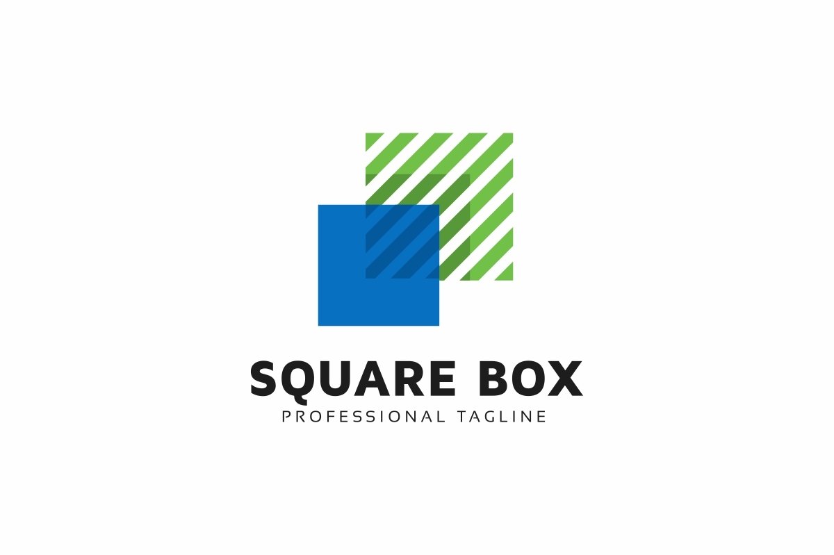 Square Box Logo (357591) | Logos | Design Bundles