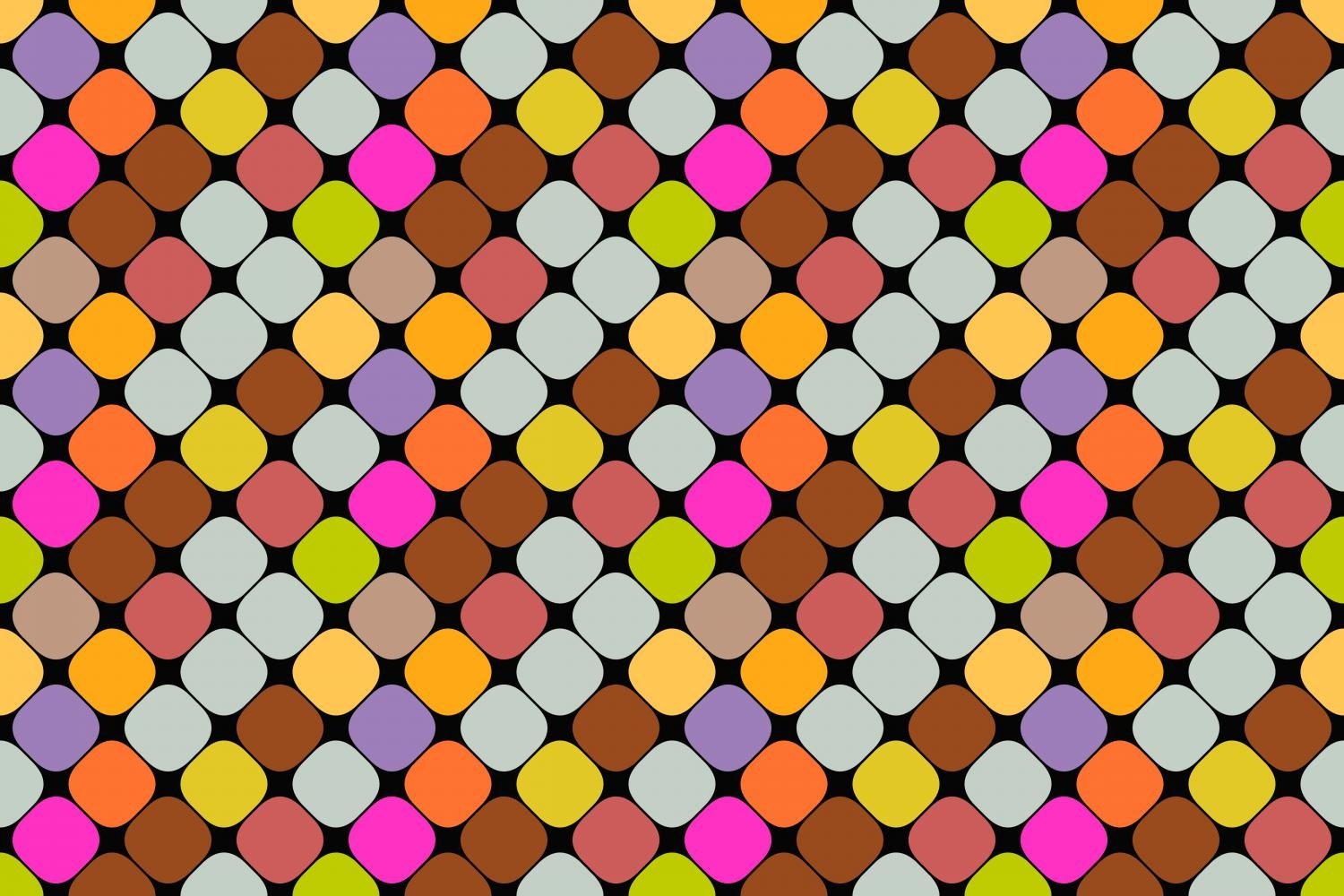 24 Seamless Colorful Square Patterns (317188) | Patterns | Design Bundles