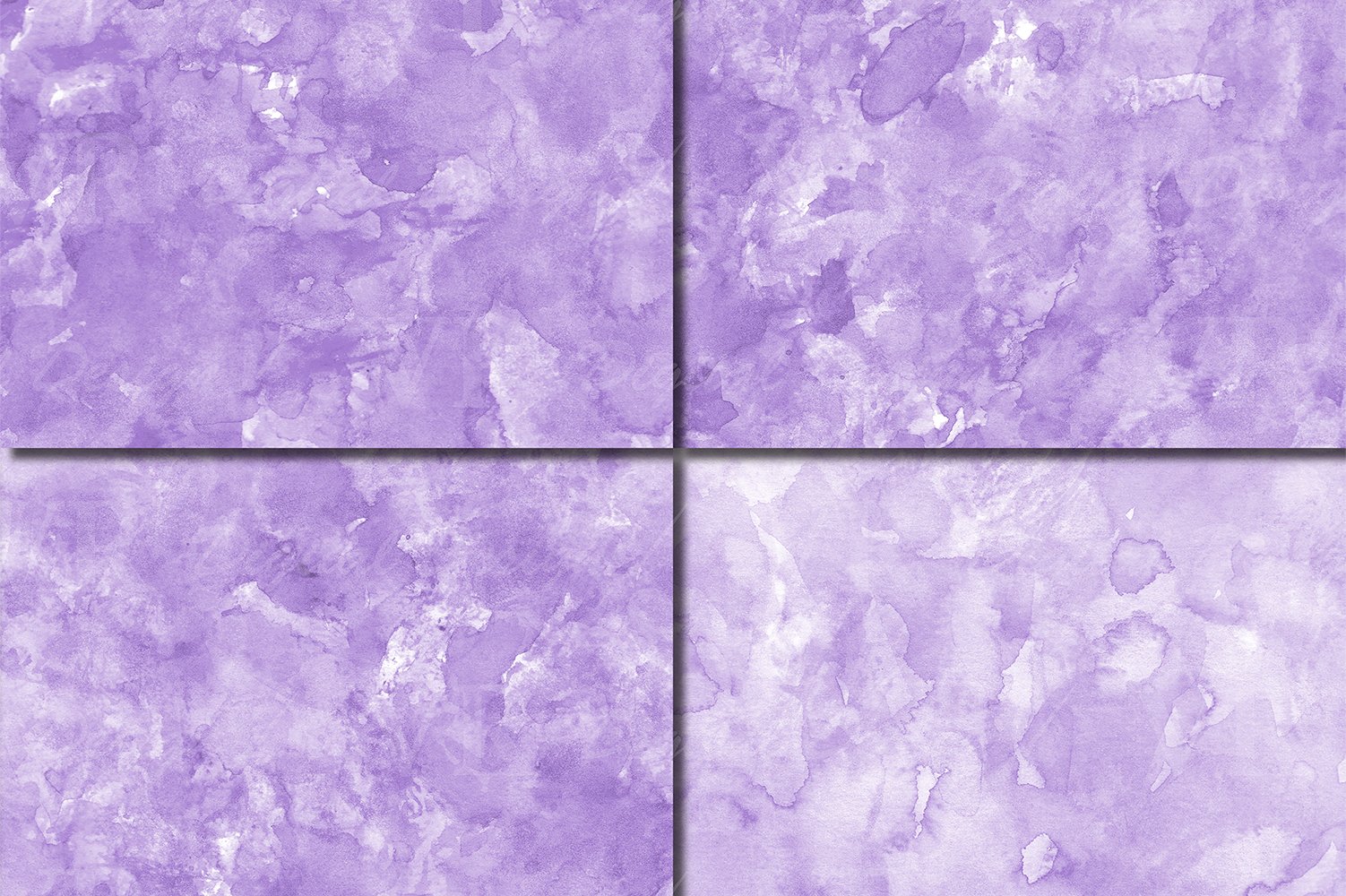 Lavender Watercolor Digital Paper / Handpainted textures (734874 ...