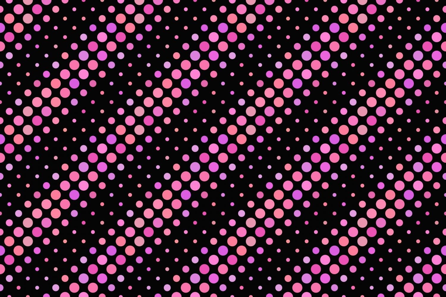 24 Seamless Pink Dot Patterns (317136) | Patterns | Design Bundles