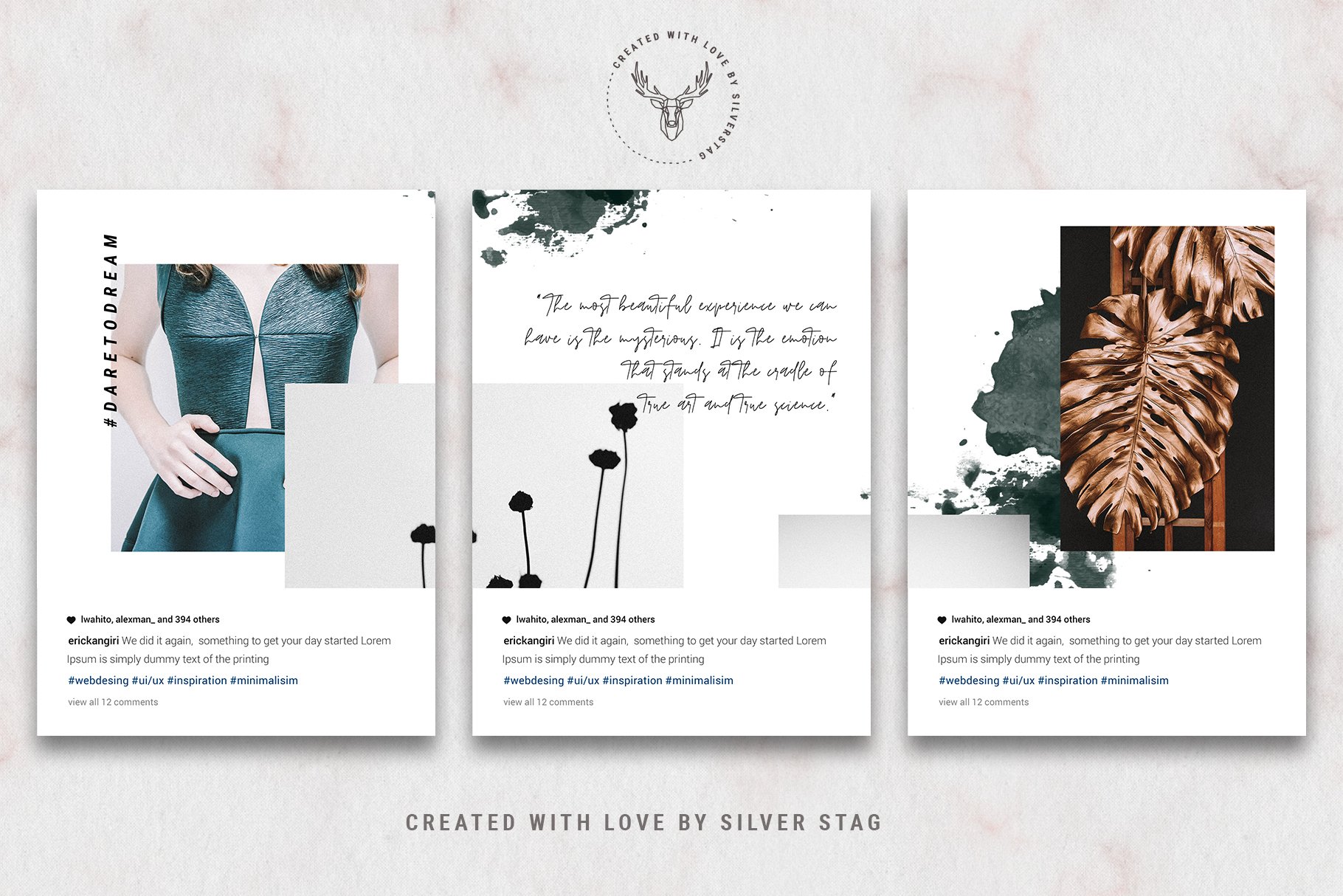 #InstaGrid 8 - Canva Magazine Puzzle Template (374131) | Websites ...