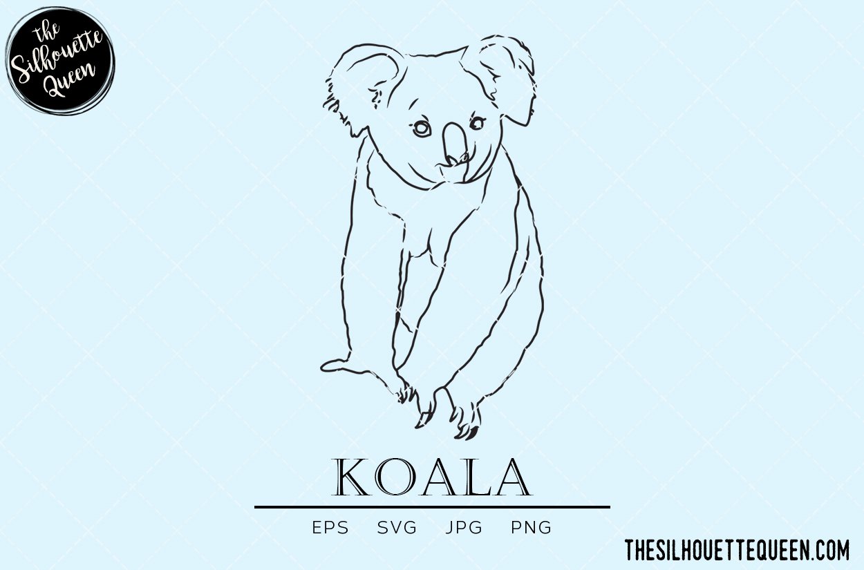 Koala Vector (1335630) | SVGs | Design Bundles