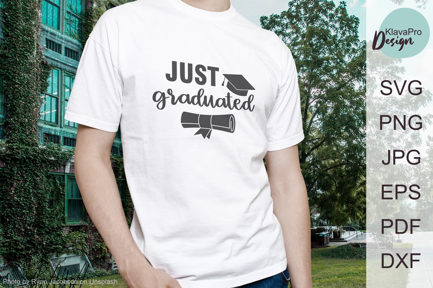 Just Graduated Svg Cut File. Graduation Cricut File (1229066 ...