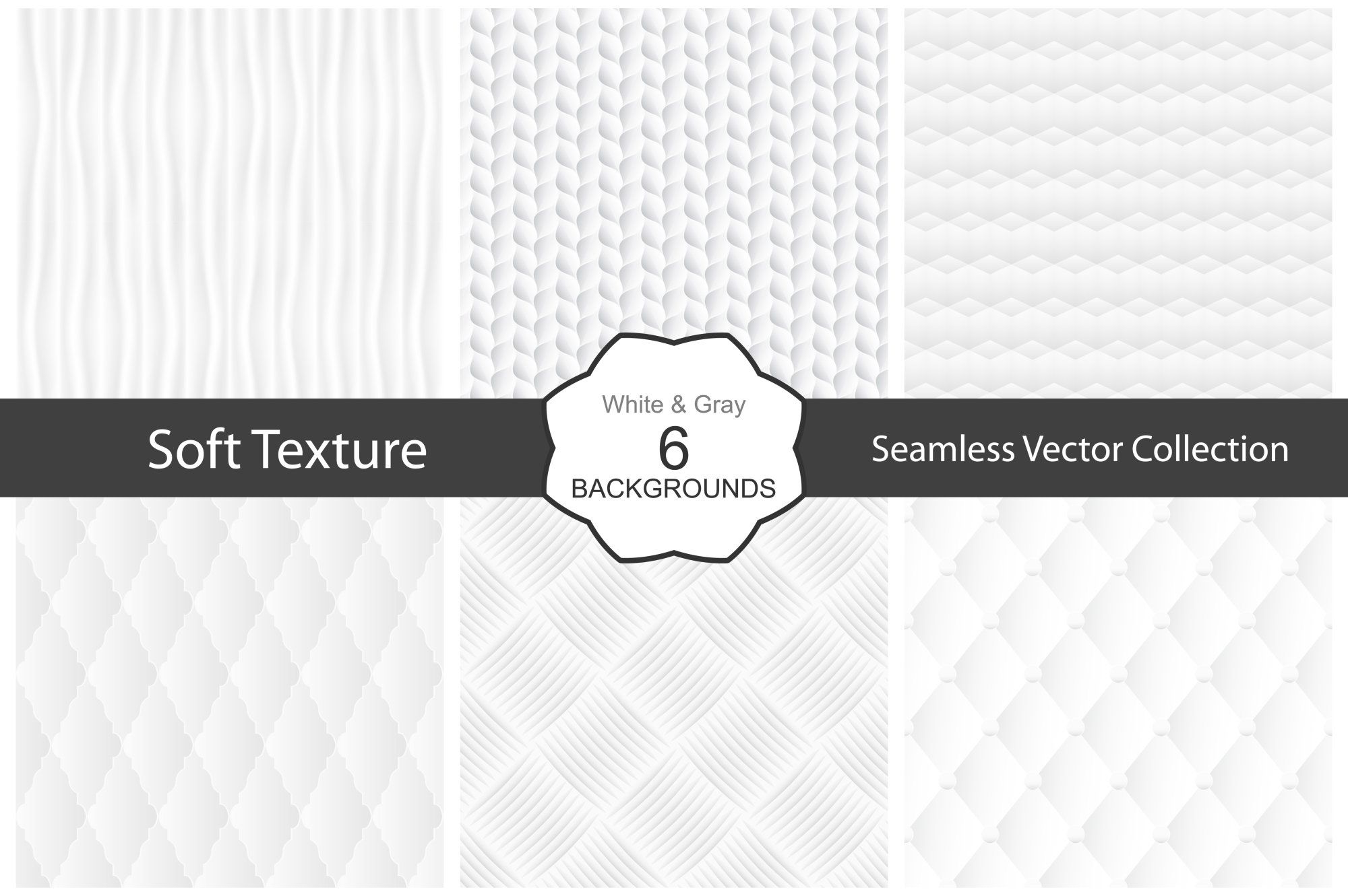 Soft textures - seamless collection. (8491) | Textures | Design Bundles