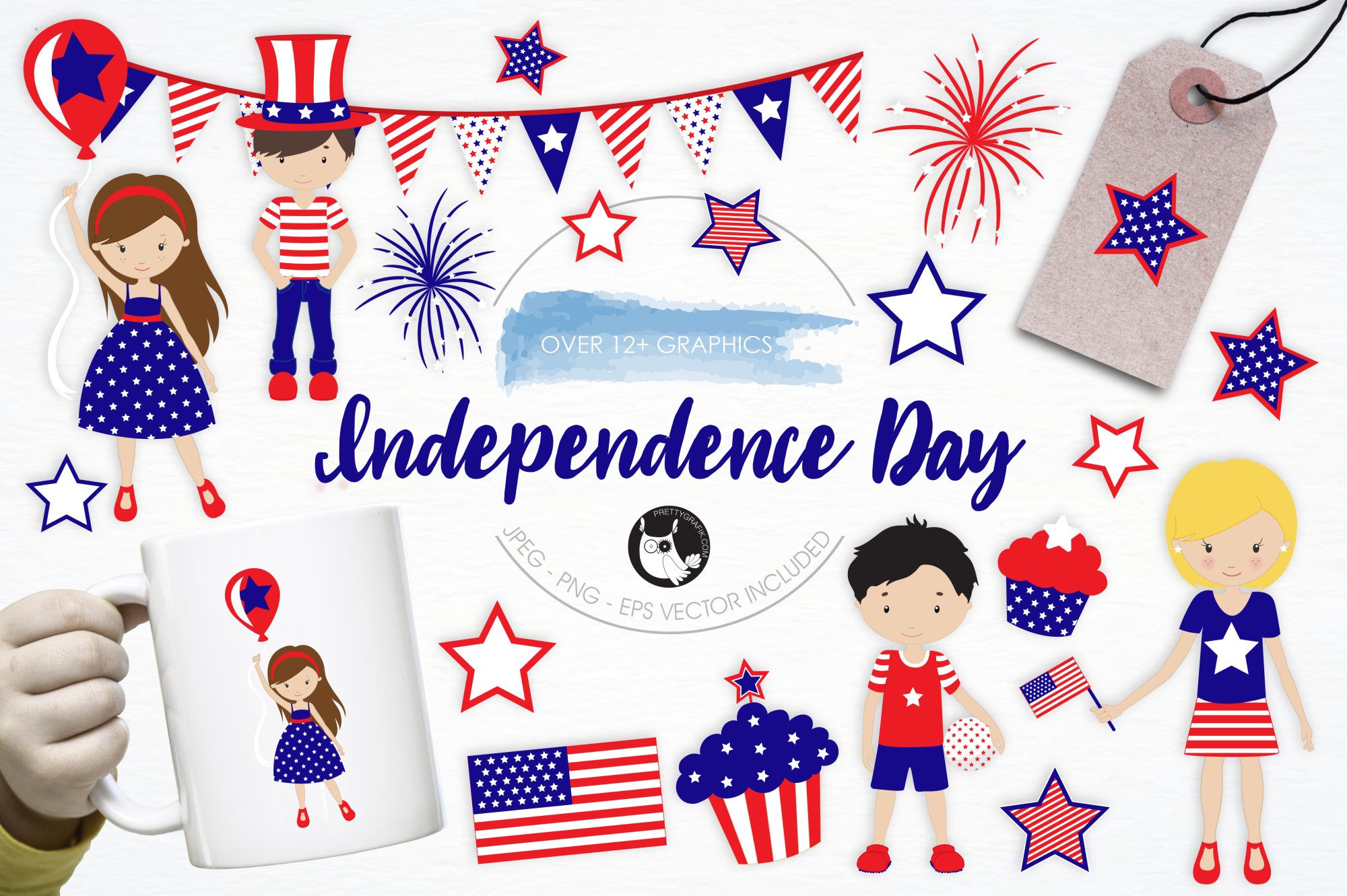 Independence Day graphics and illustrations (17798) | Illustrations ...