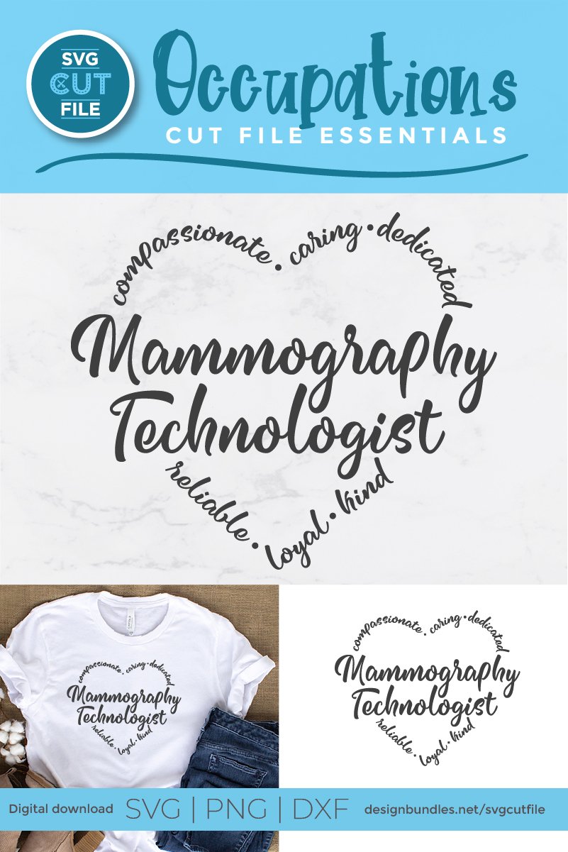 Mammography Tech svg, a mammography technologist svg file (758306 ...