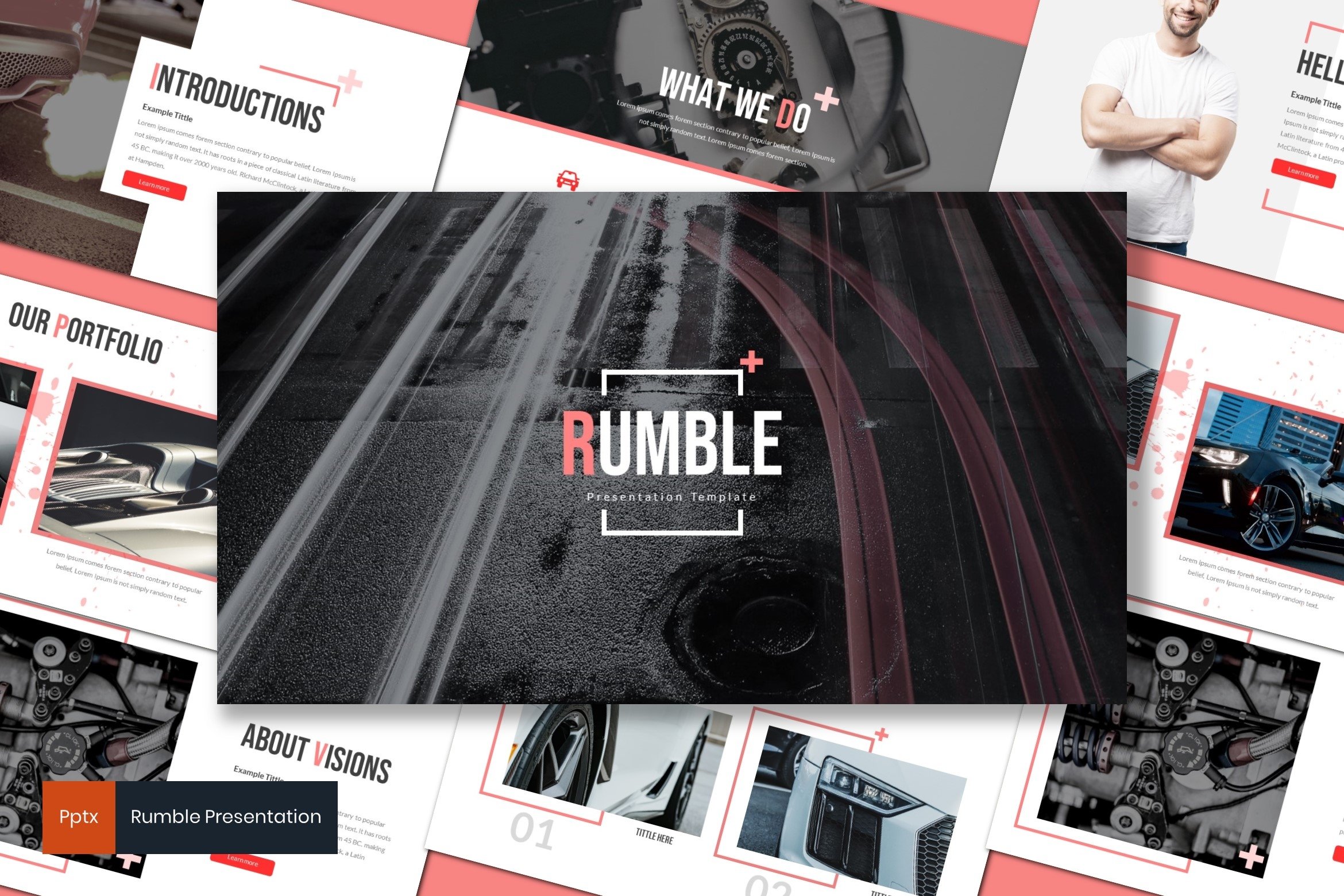 Rumble - Powerpoint Template (323741) | Presentation Templates | Design ...
