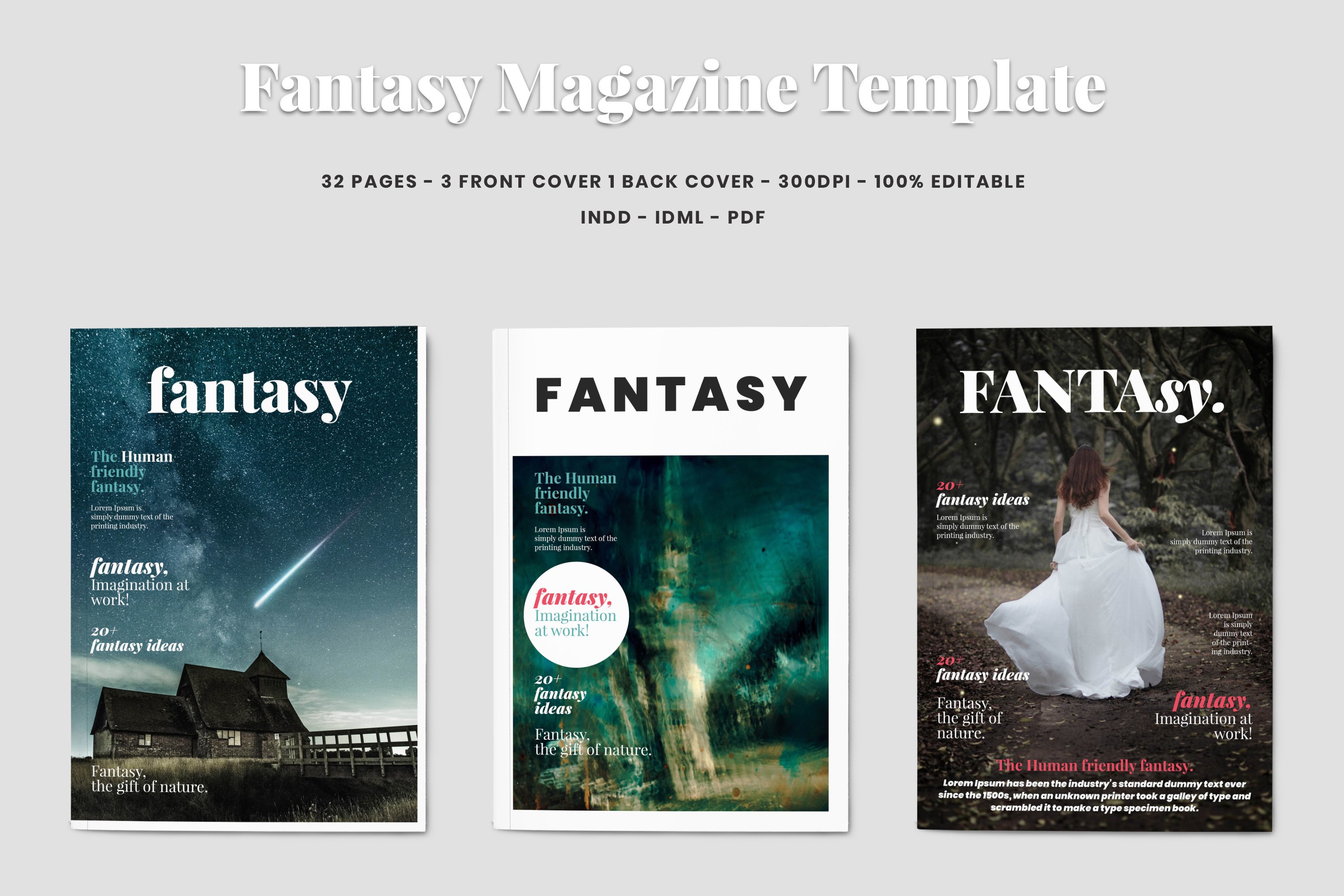 Magazine Pages Template