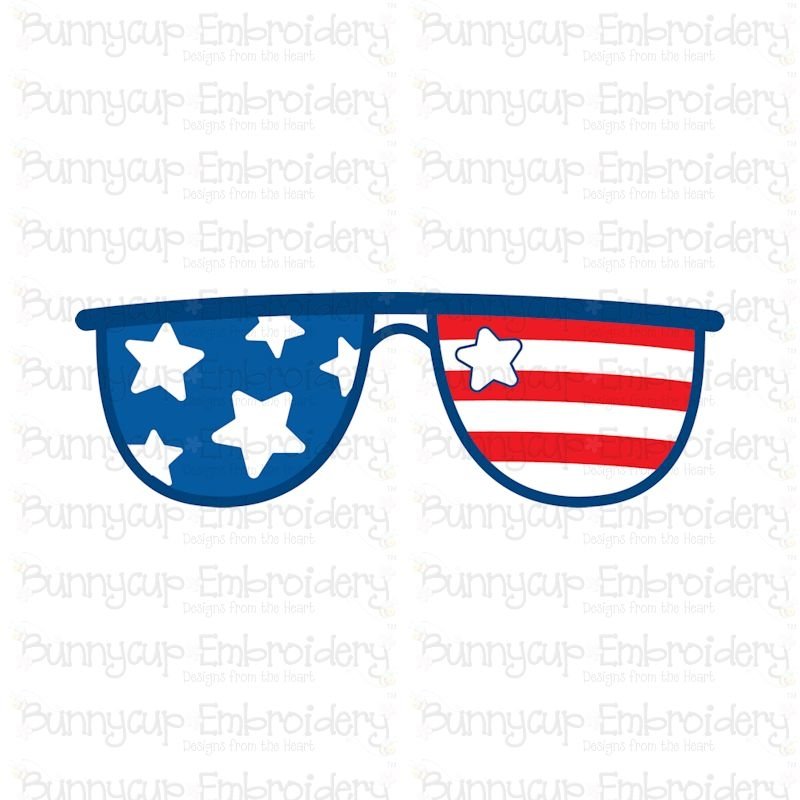Patriotic Sunglasses SVG Cut File and Clipart (265049) | Cut Files ...