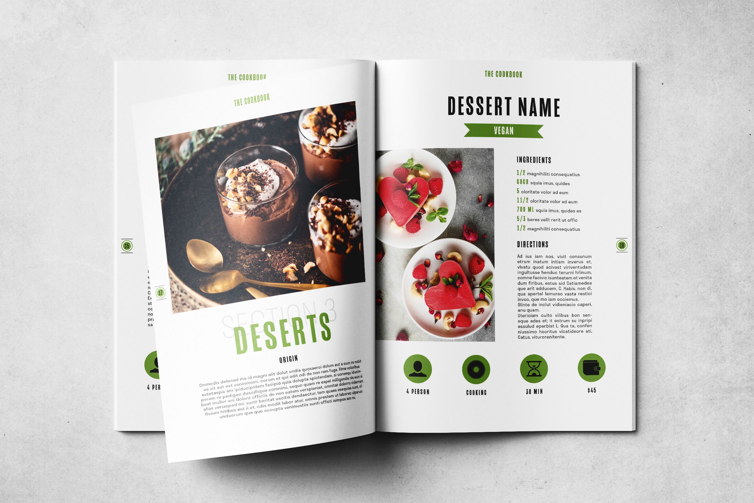 Creative Food Magazine Layout