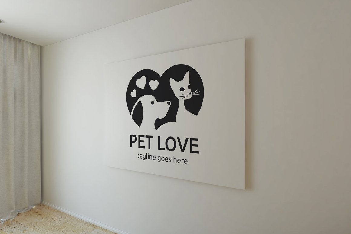 Pet Love Logo (661029) | Logos | Design Bundles