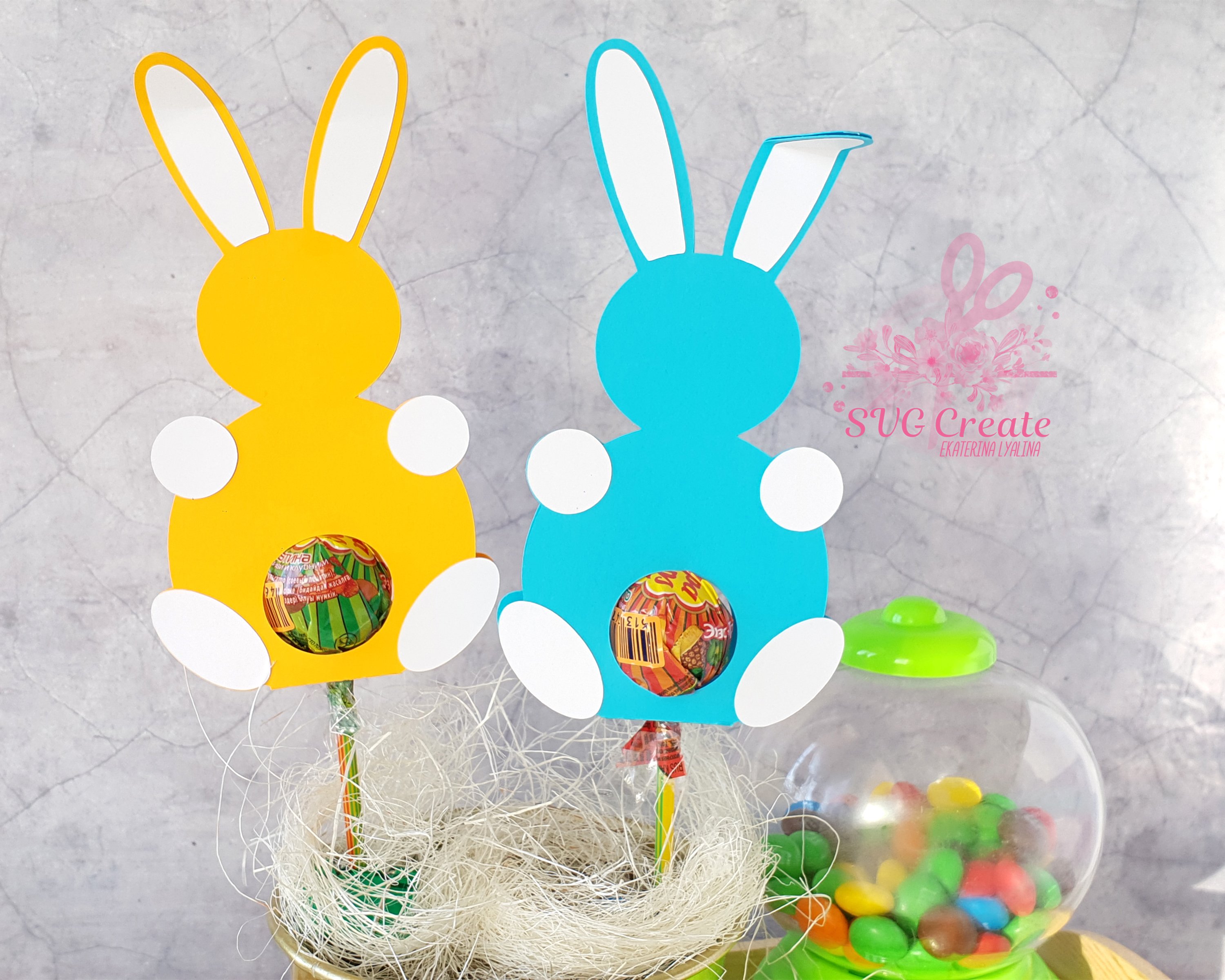 Diy Printable Lollipop Holder Template