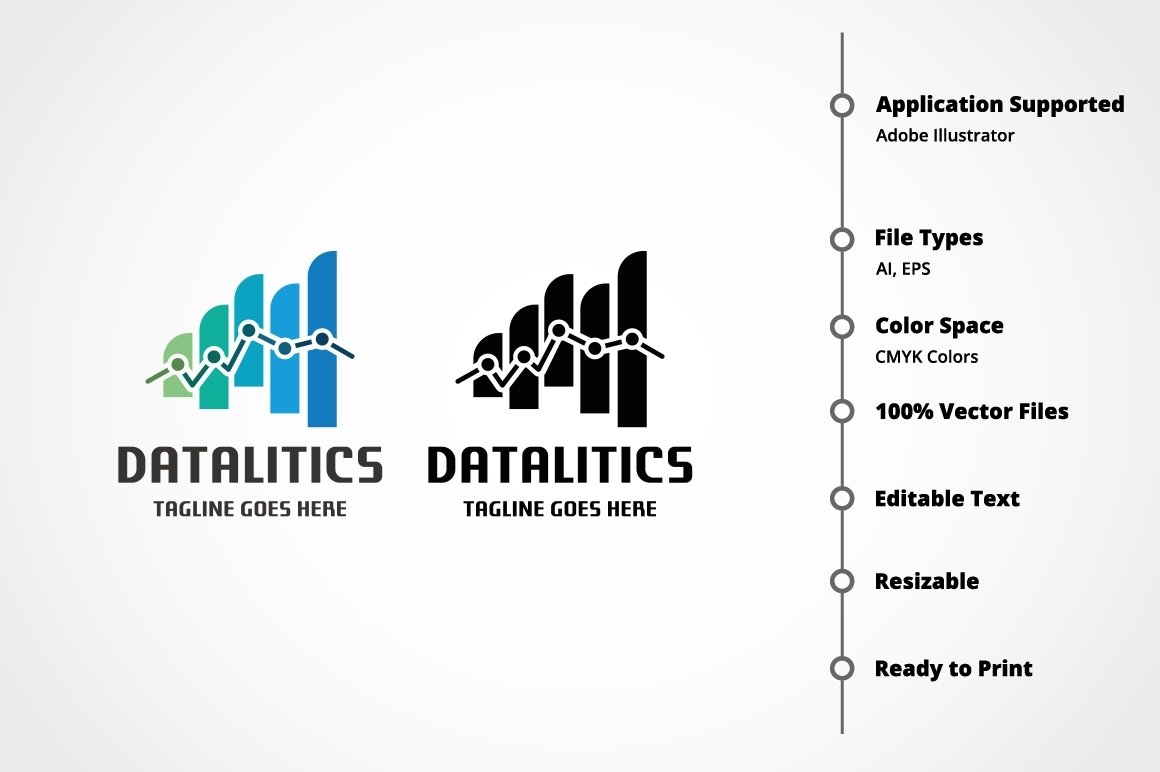 Datalitics Logo (675975) | Logos | Design Bundles