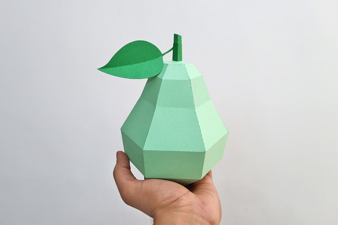 DIY Papercraft Pear,Papercraft fruits,Paper toy,Party,Cricut (231955 ...