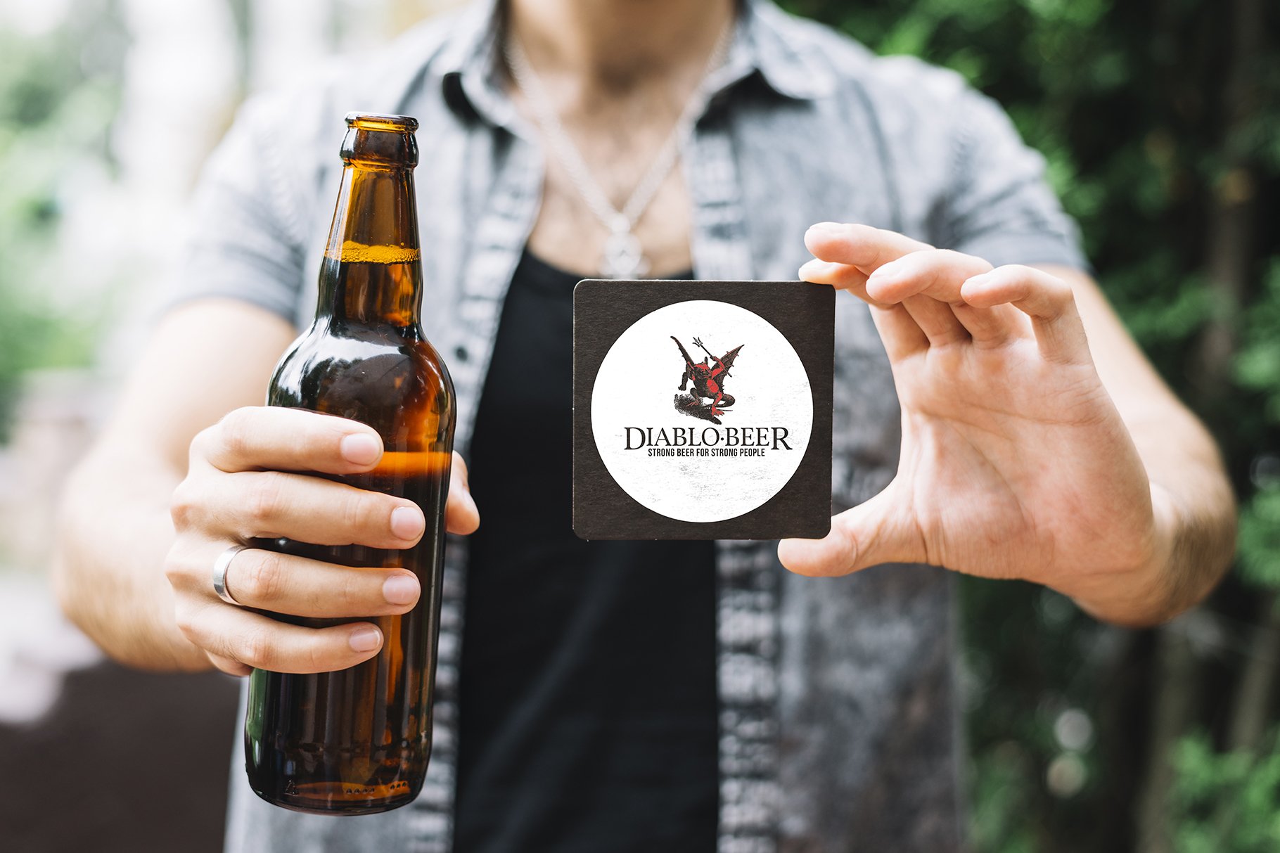 Diablo Beer Logo Template (428207) | Logos | Design Bundles