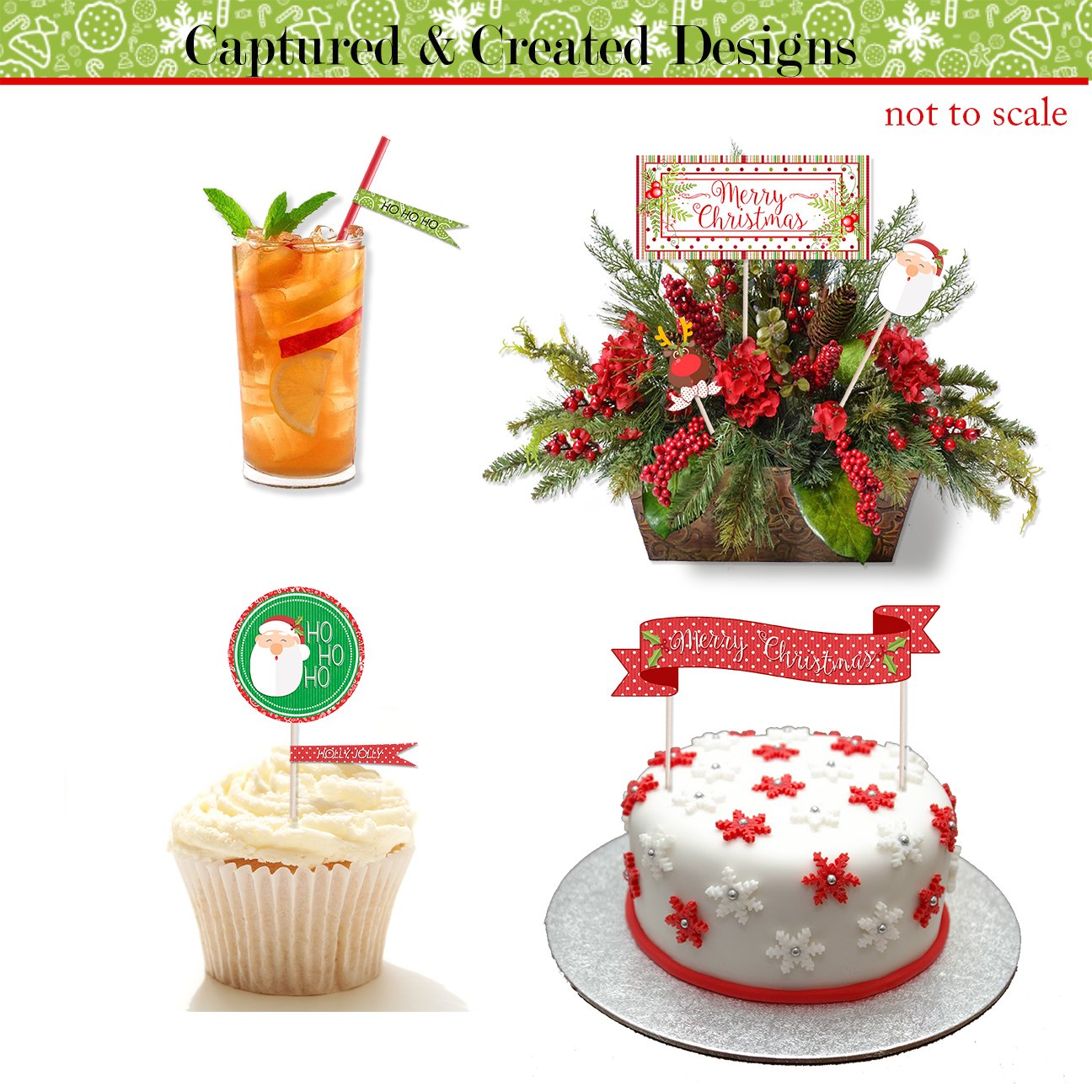 Christmas Cheer Decorations DIY Printable Party Pack (103316 ...