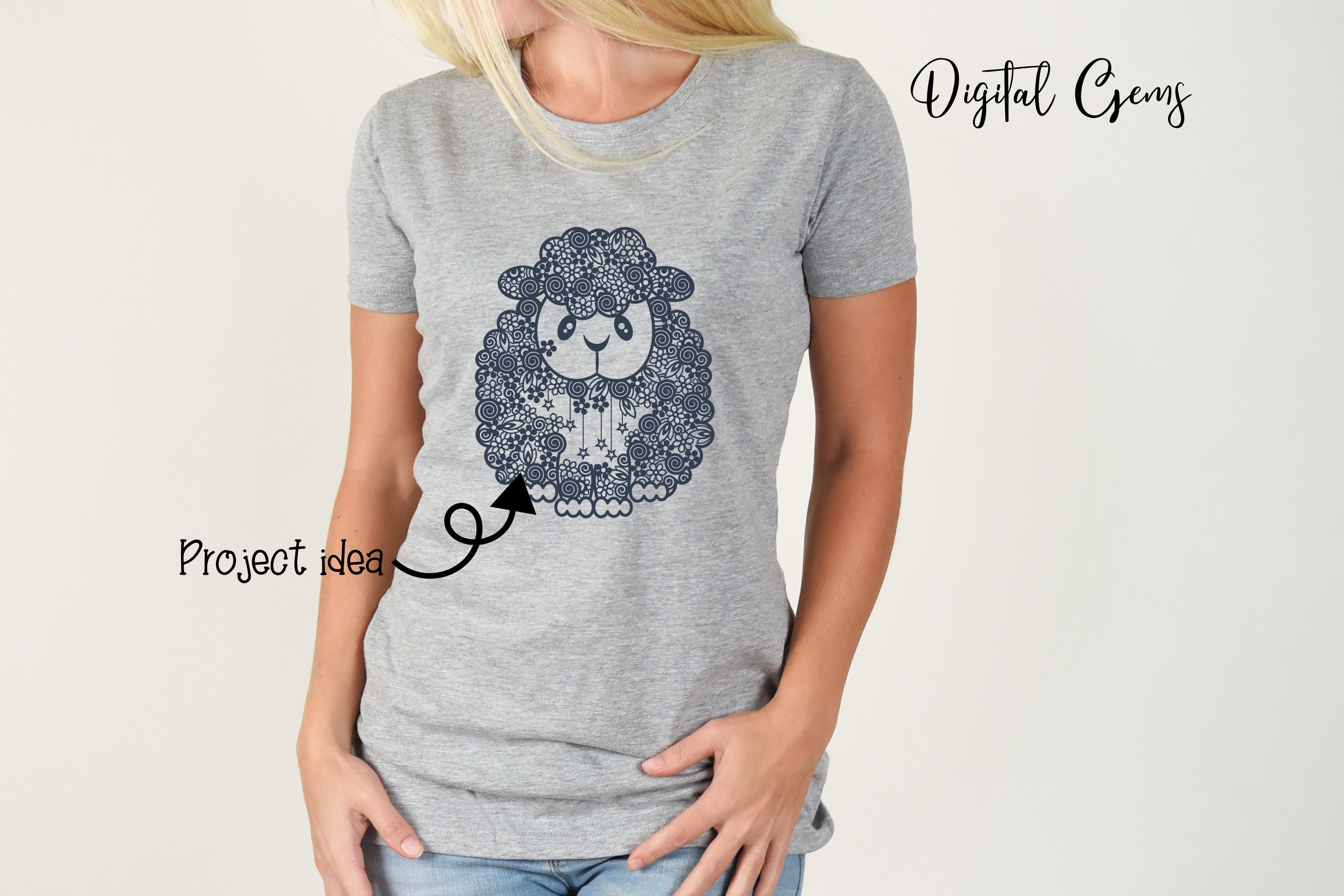 Lamb, Sheep paper cut design SVG / DXF / EPS / PNG files (54837) | SVGs ...