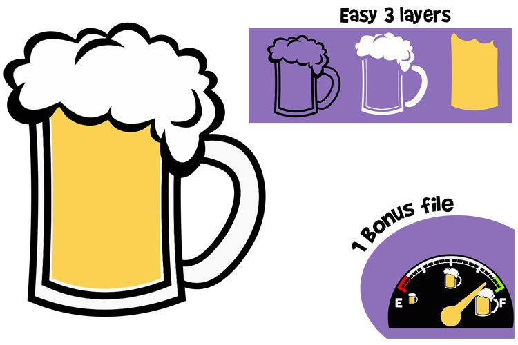 BEER STEIN svg (1085503) | Illustrations | Design Bundles