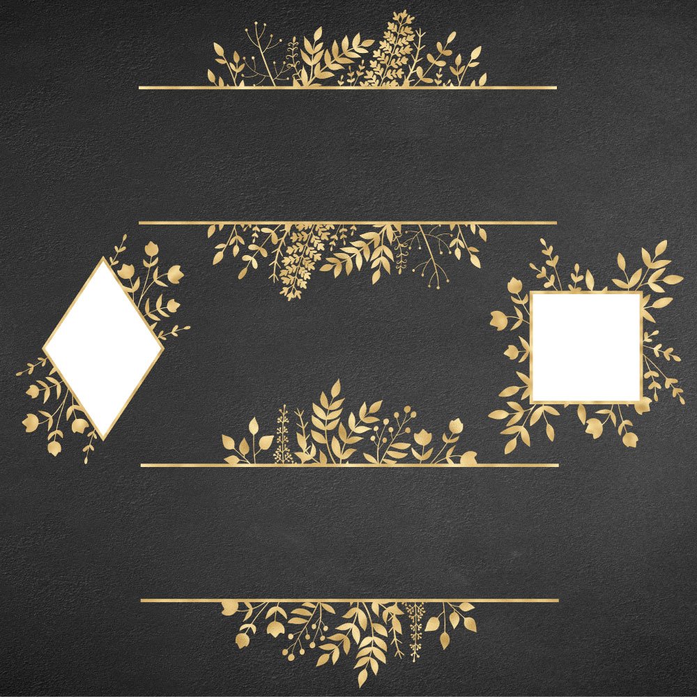 Gold Frames Clip Art (74762) | Illustrations | Design Bundles