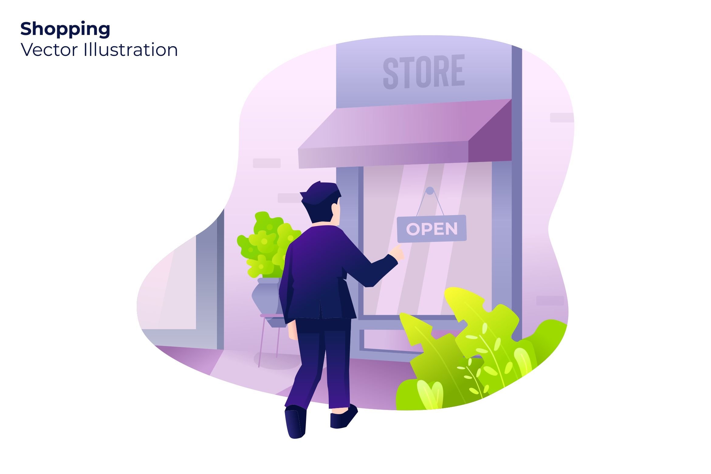 Shopping - Vector Illustration (318746) | Illustrations | Design Bundles