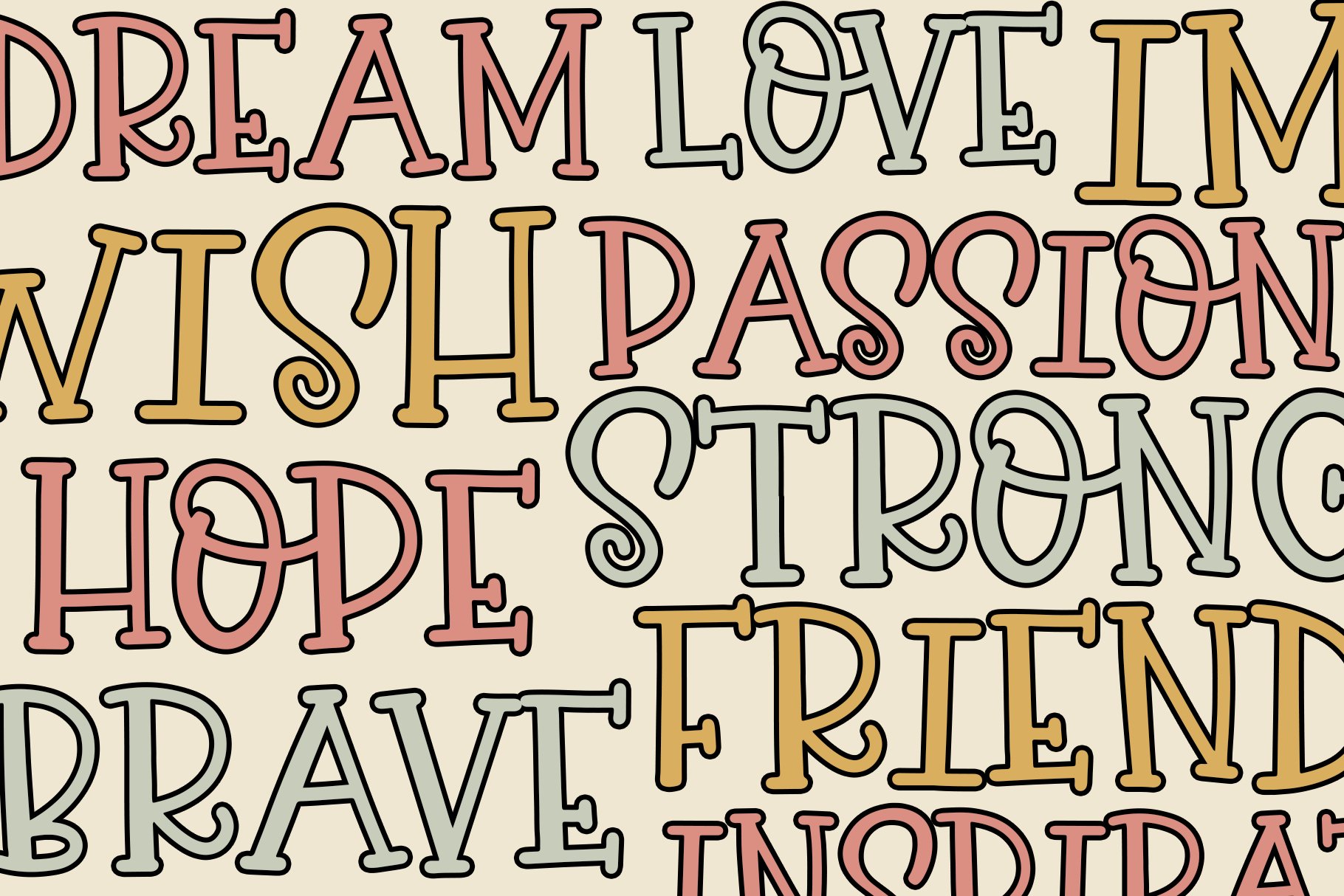 The Sweet Font Bundle - 14 Fun & Quirky Fonts (431421) | Regular | Font ...