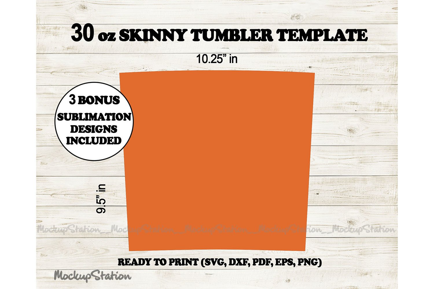 20 Oz Skinny Straight Tumbler Template Size