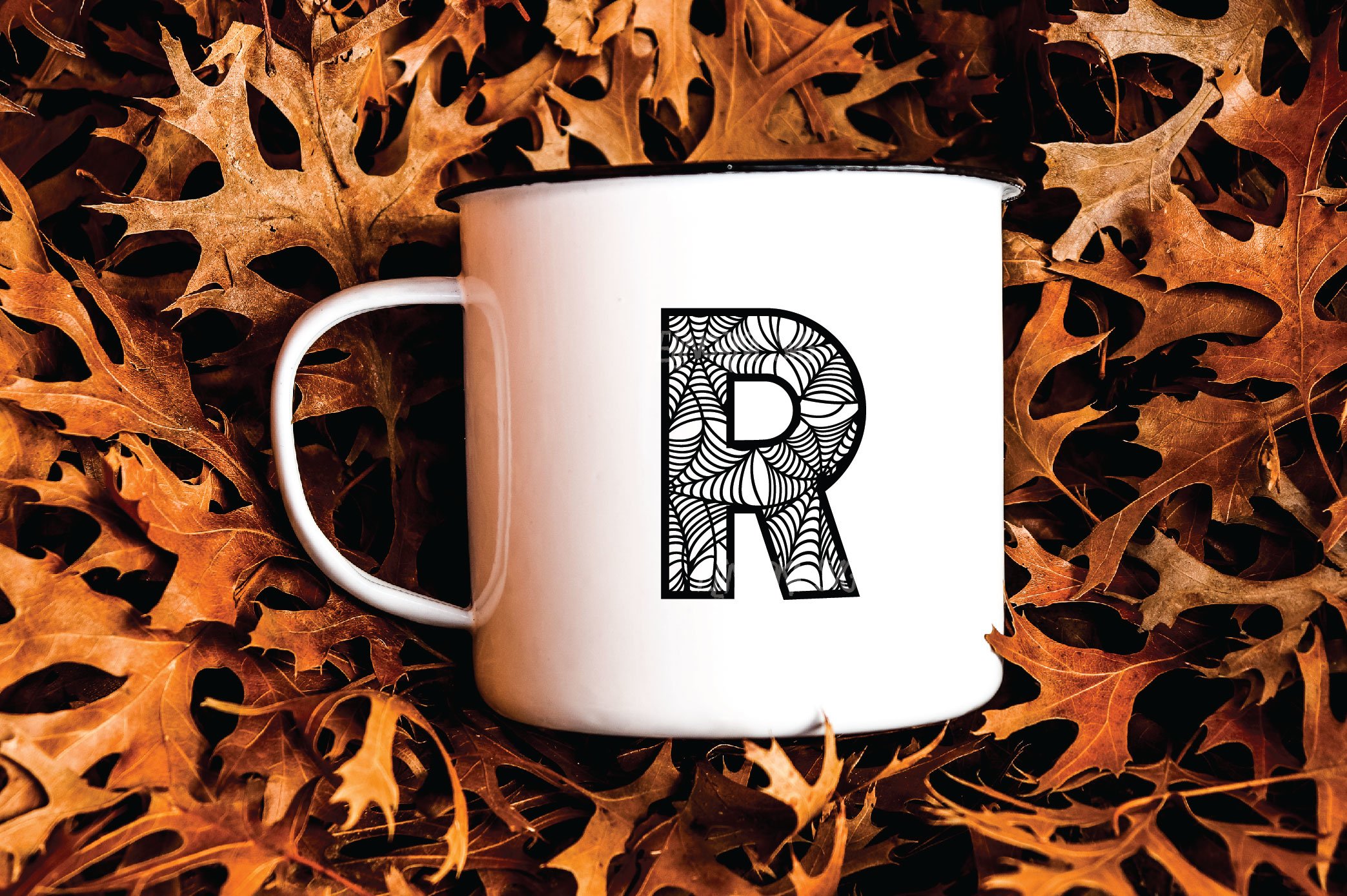 Alphabet SVG Spider Web | 26 Halloween Letters SVG (919613 ...