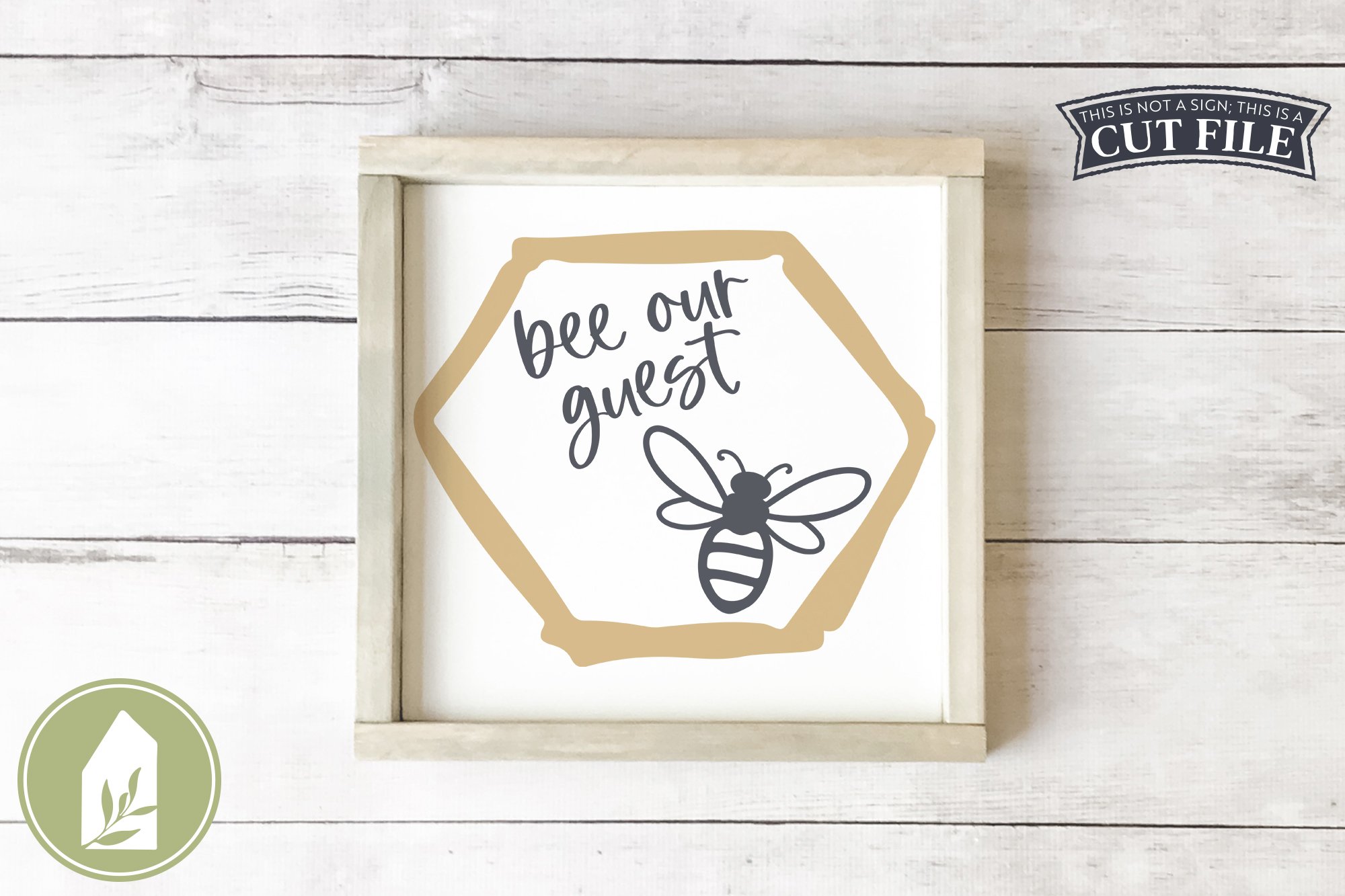 Bee Our Guest SVG Files, Spring Guest Room SVG (1129541) | Cut Files ...
