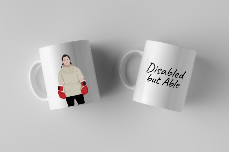 Disabled but Able Vector Illustration