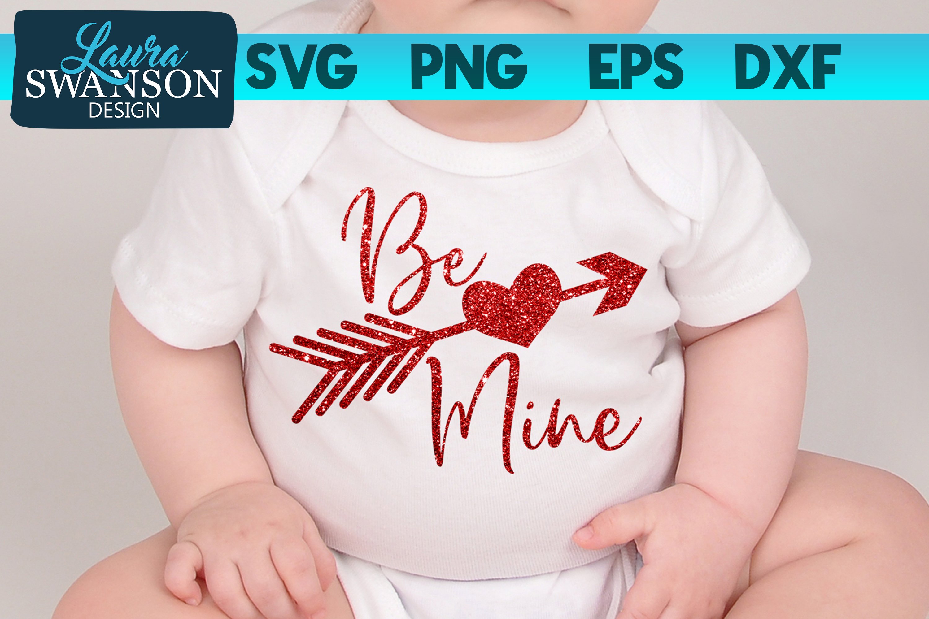 Be Mine SVG | Heart Arrow SVG | Valentine's Day SVG