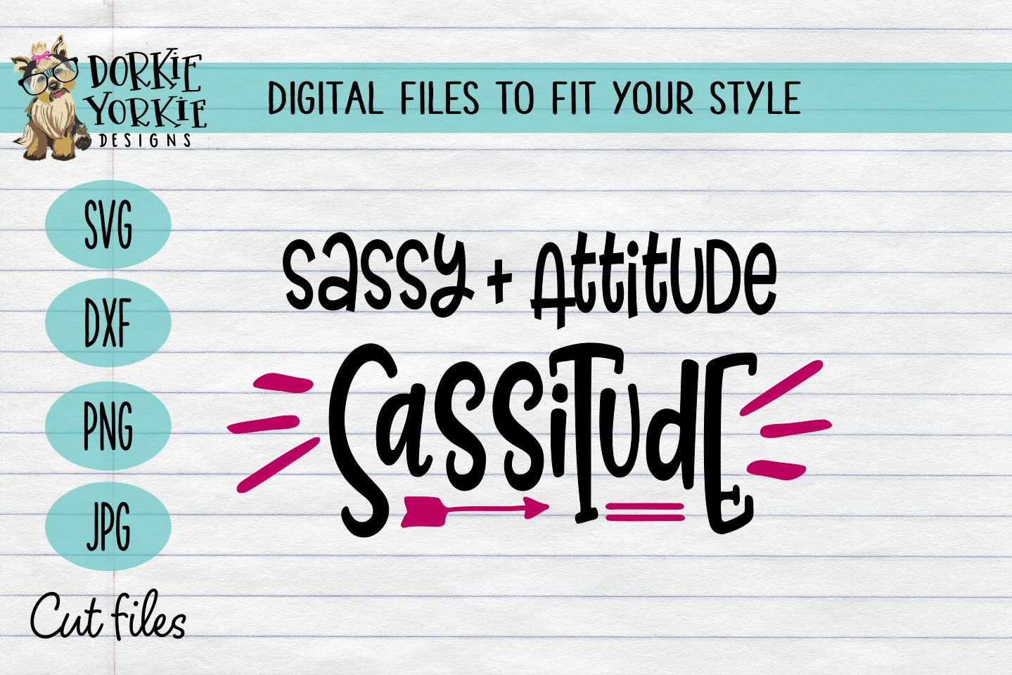 Sassy Plus sassitude - sassy, attitude, funny SVG cut file (478300 ...